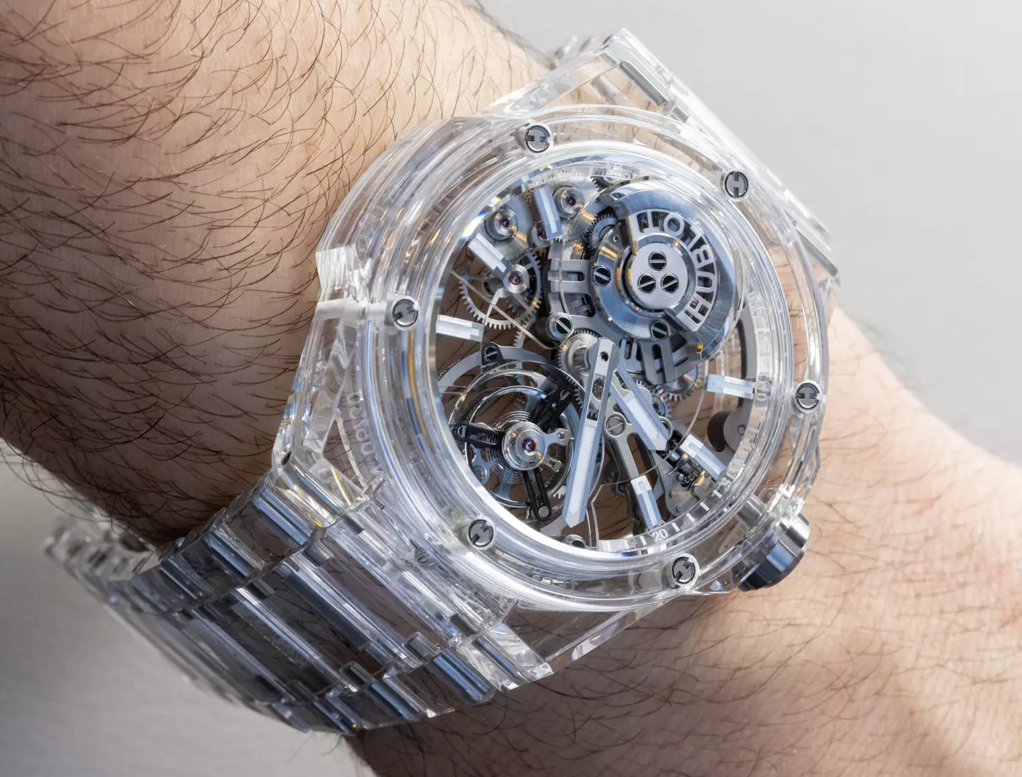 Praktyczne: Hublot Big Bang Integral Tourbillon w pełni szafirowy zegarek 10150_1
