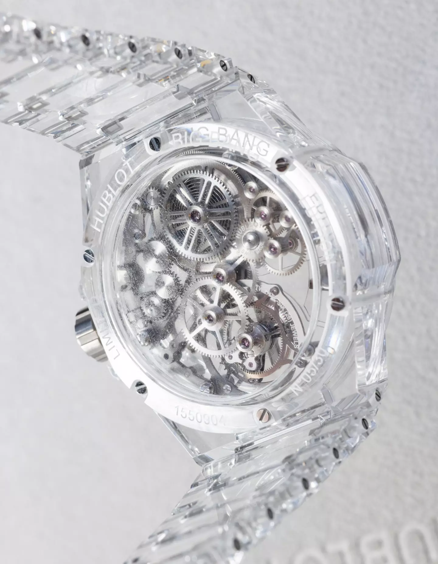 Práctico: Hublot Big Bang Integral Tourbillon Full Sapphire Watch 10150_5