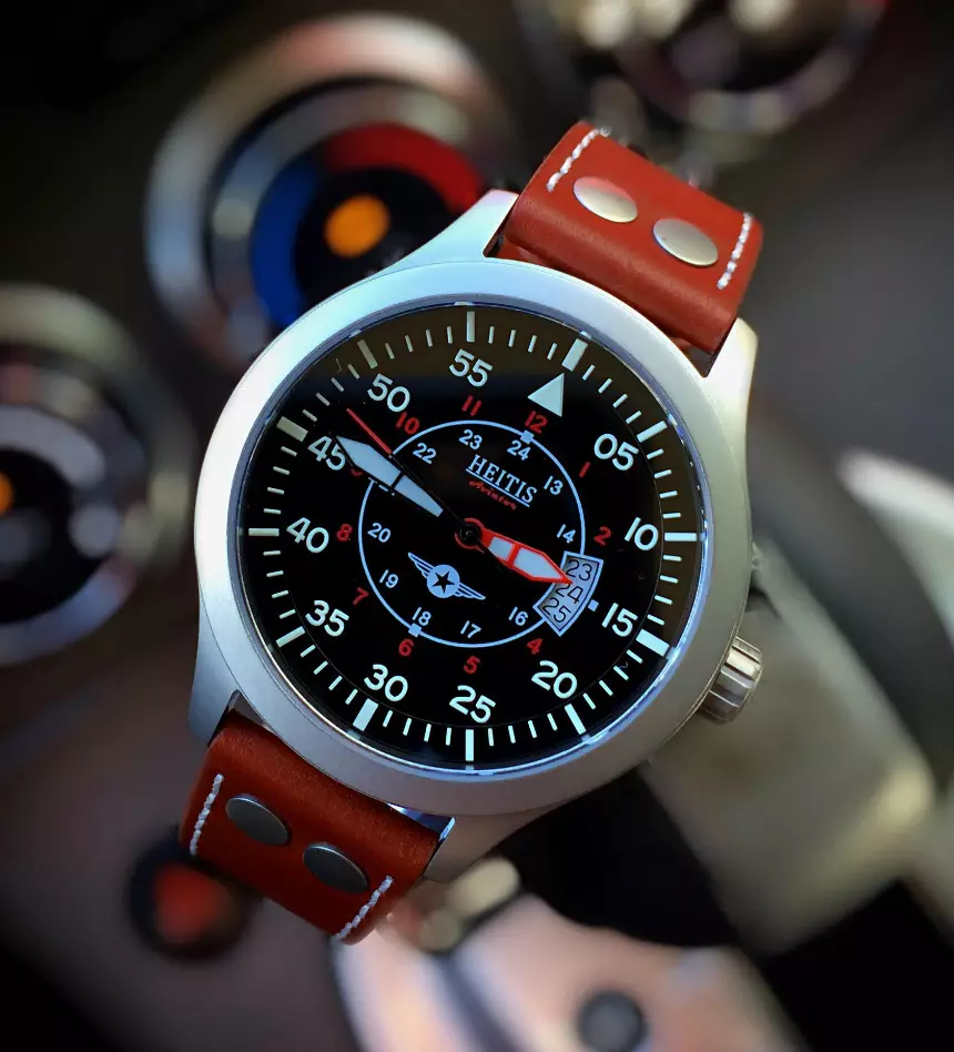 Heitis Watch कंपनी Aviator Watch
