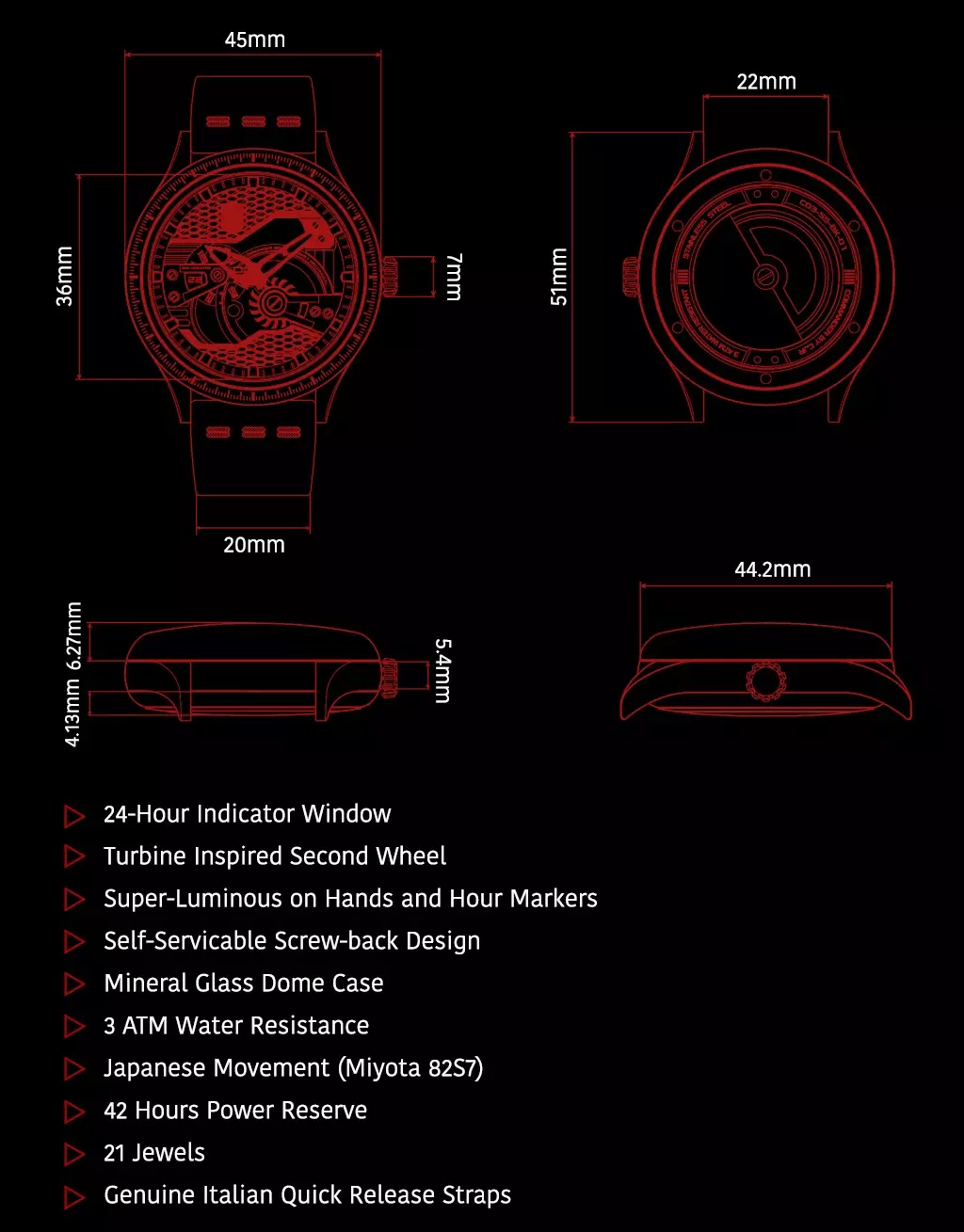 CJR Commander Series Watches 102112_3