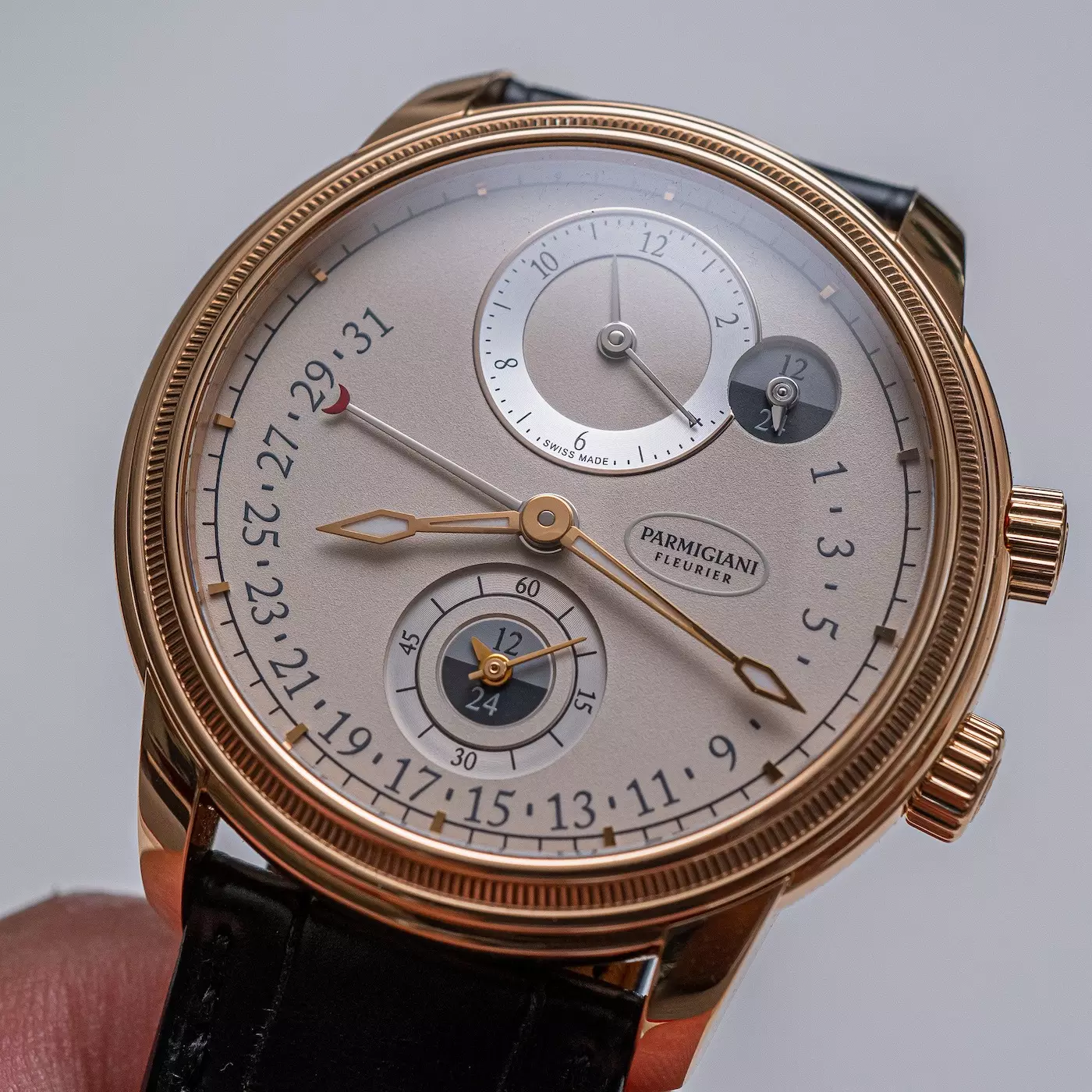 parmigiani fleurier torikaj hemisferoj retrogradaj