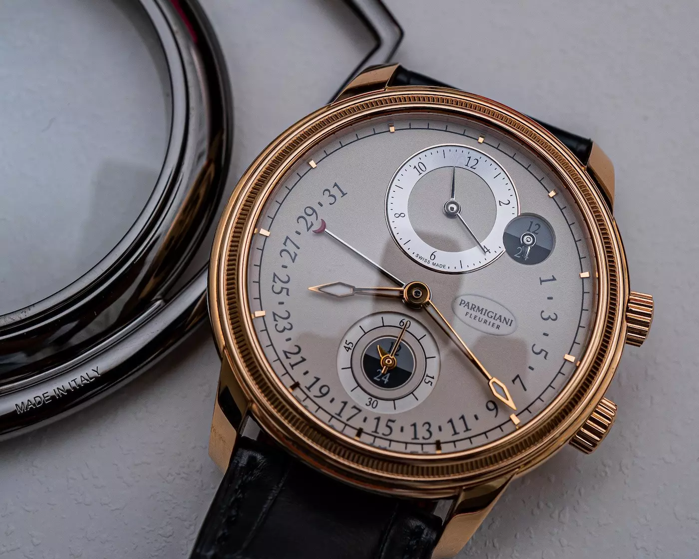 parmigiani fleurier торикалык жарым шарлар ретроград