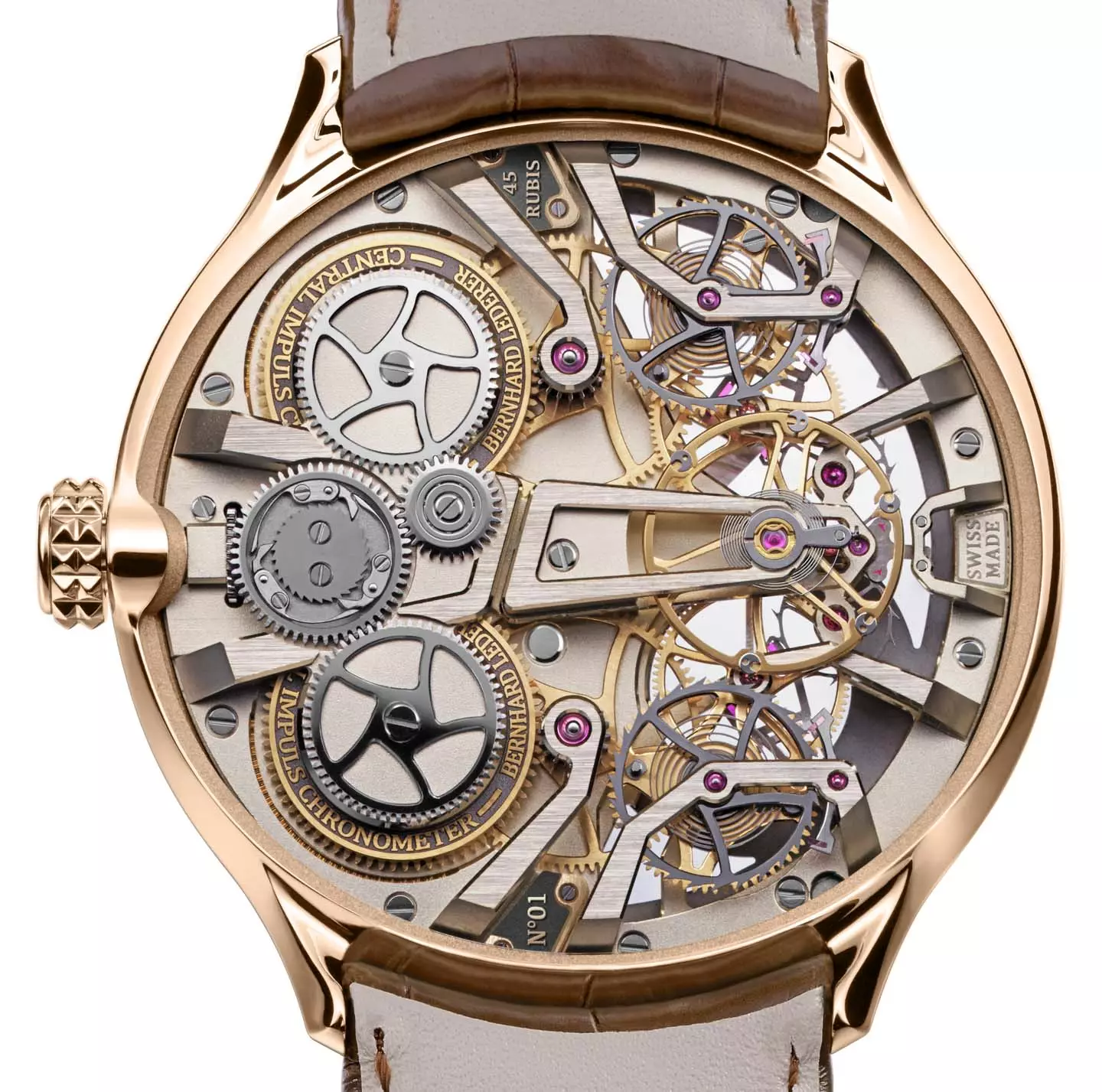 Bernhard Lederer Central Impulse Chronometer Watch est la poursuite de la précision d'un gentleman 102333_3
