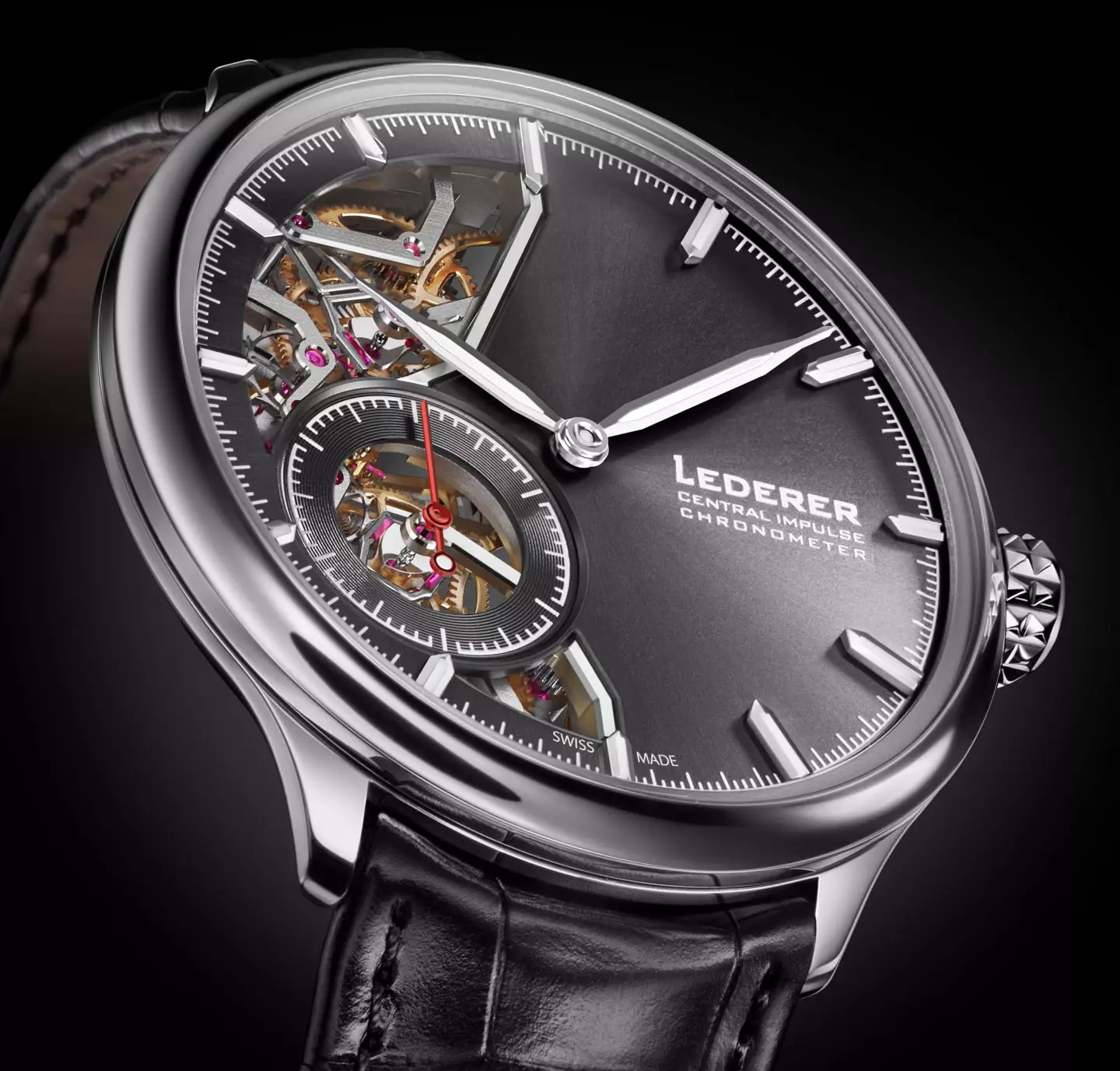 Часовникът Bernhard Lederer Central Impulse Chronometer е джентълменски стремеж към прецизност 102333_8