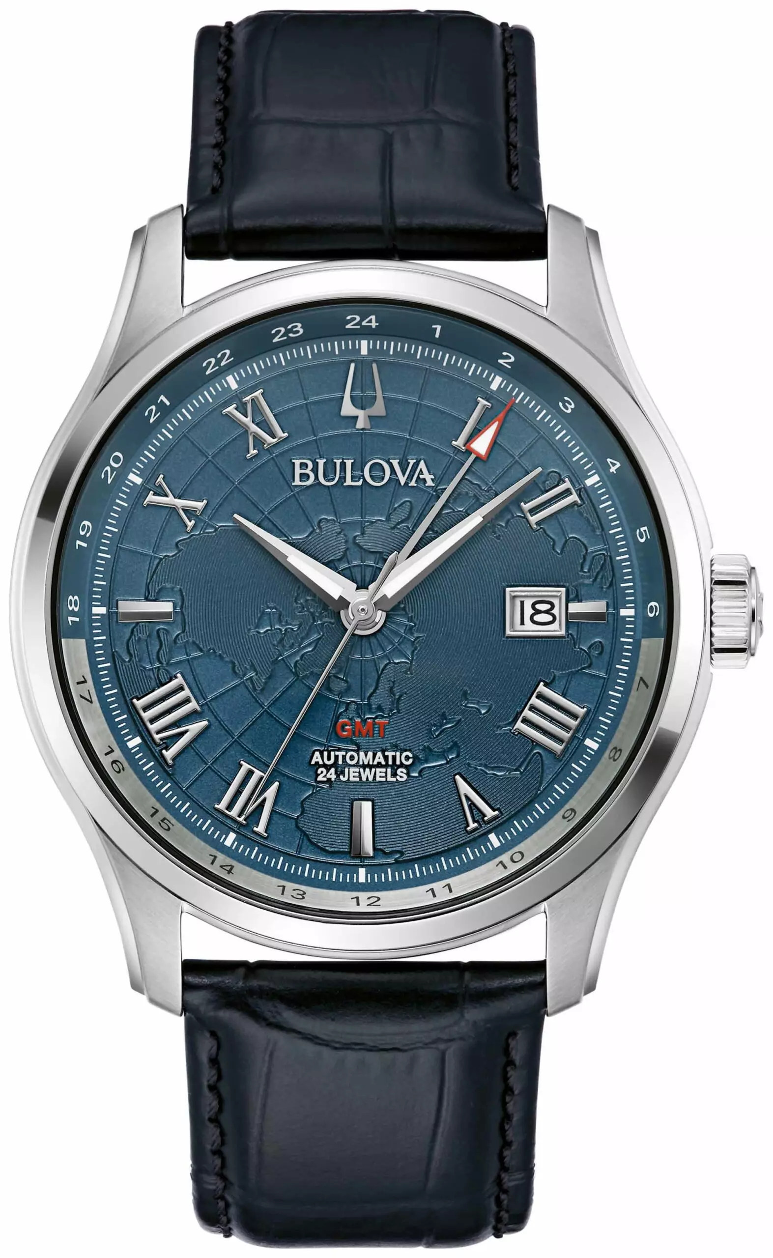 Bulova Debut De Classic Wilton GMT Watch 1034_2