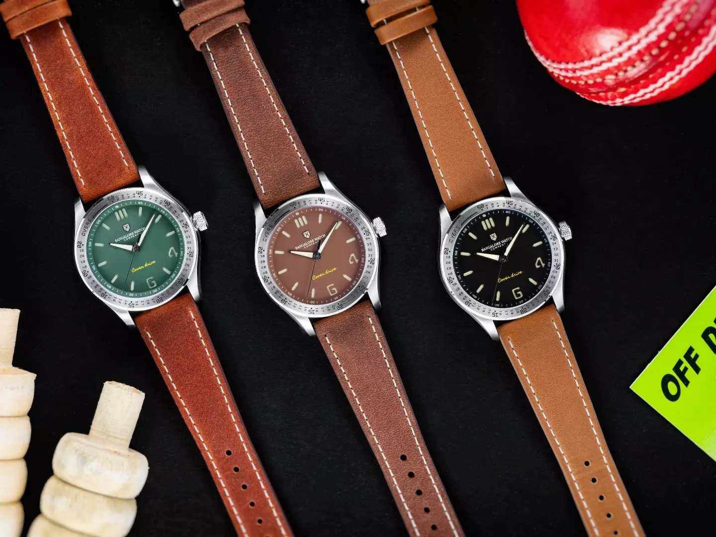 Bangalore Watch Company Cover Drive Cricket-Aingam-panahy Timepiece Debut 1057_3