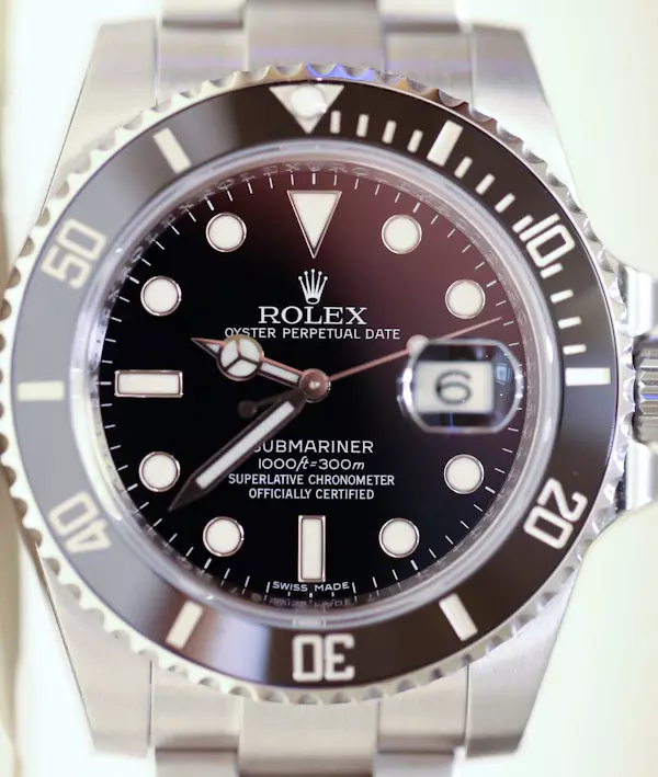 Številčnica ure Rolex Submariner