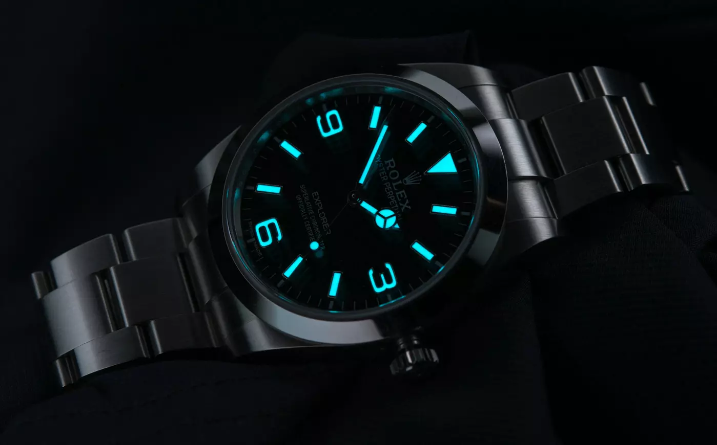 Rolex Explorer I 214270 lume