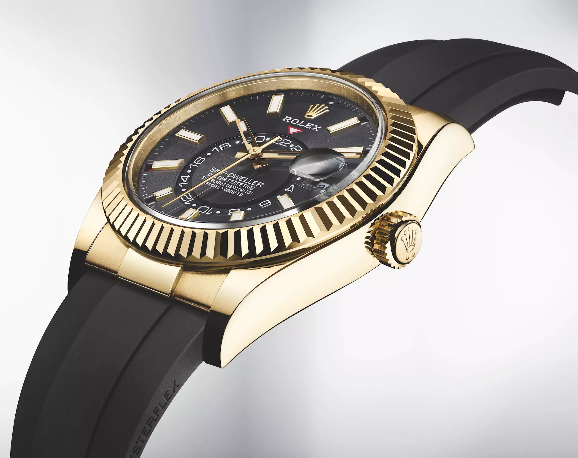 Дастрасӣ: Watch Rolex Sky-Dweller дар дастпонаи Oysterflex 10714_6