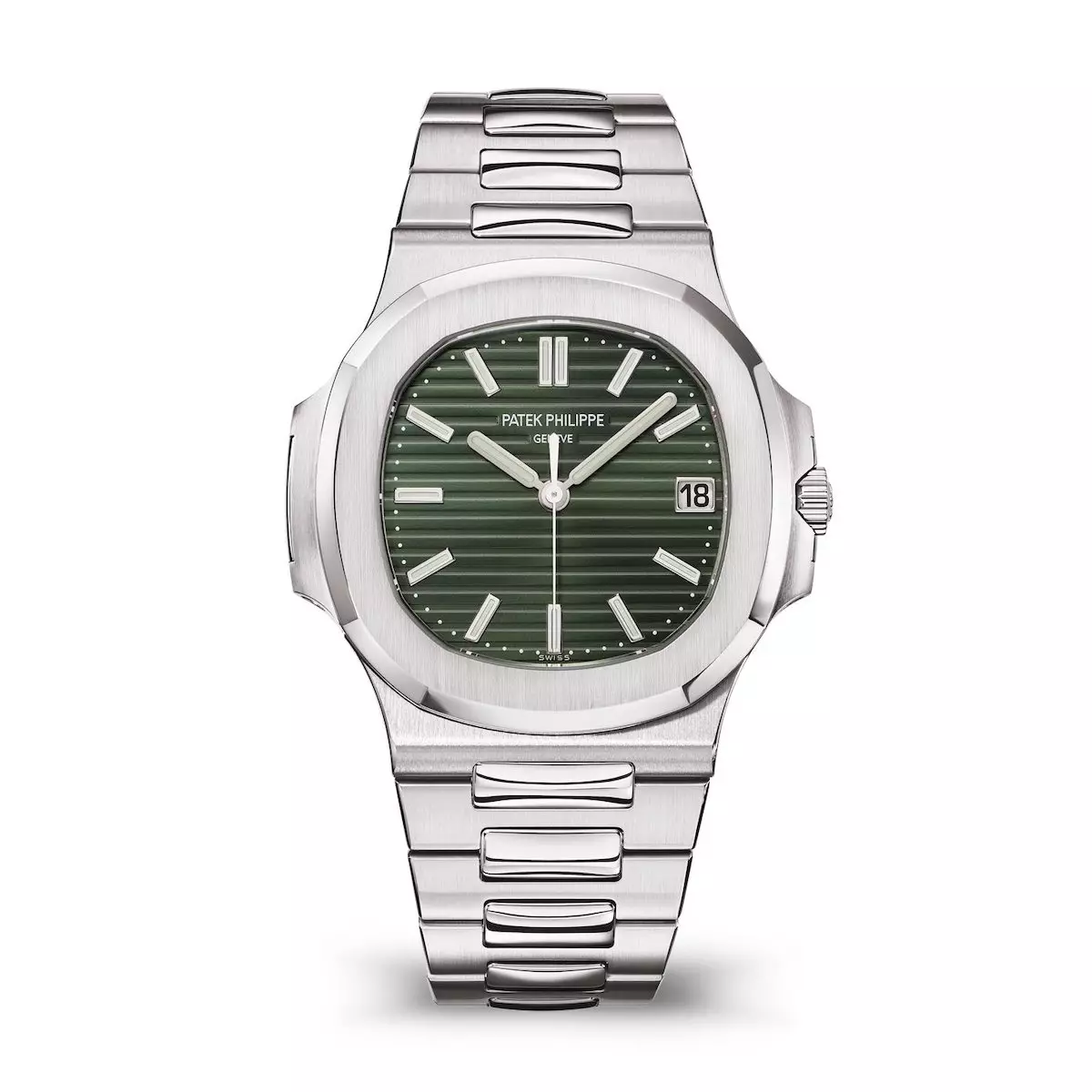 Patek Philippe introducerer Nautilus 5711 Olive Green Dial Watch til det sidste produktionsår 10729_1