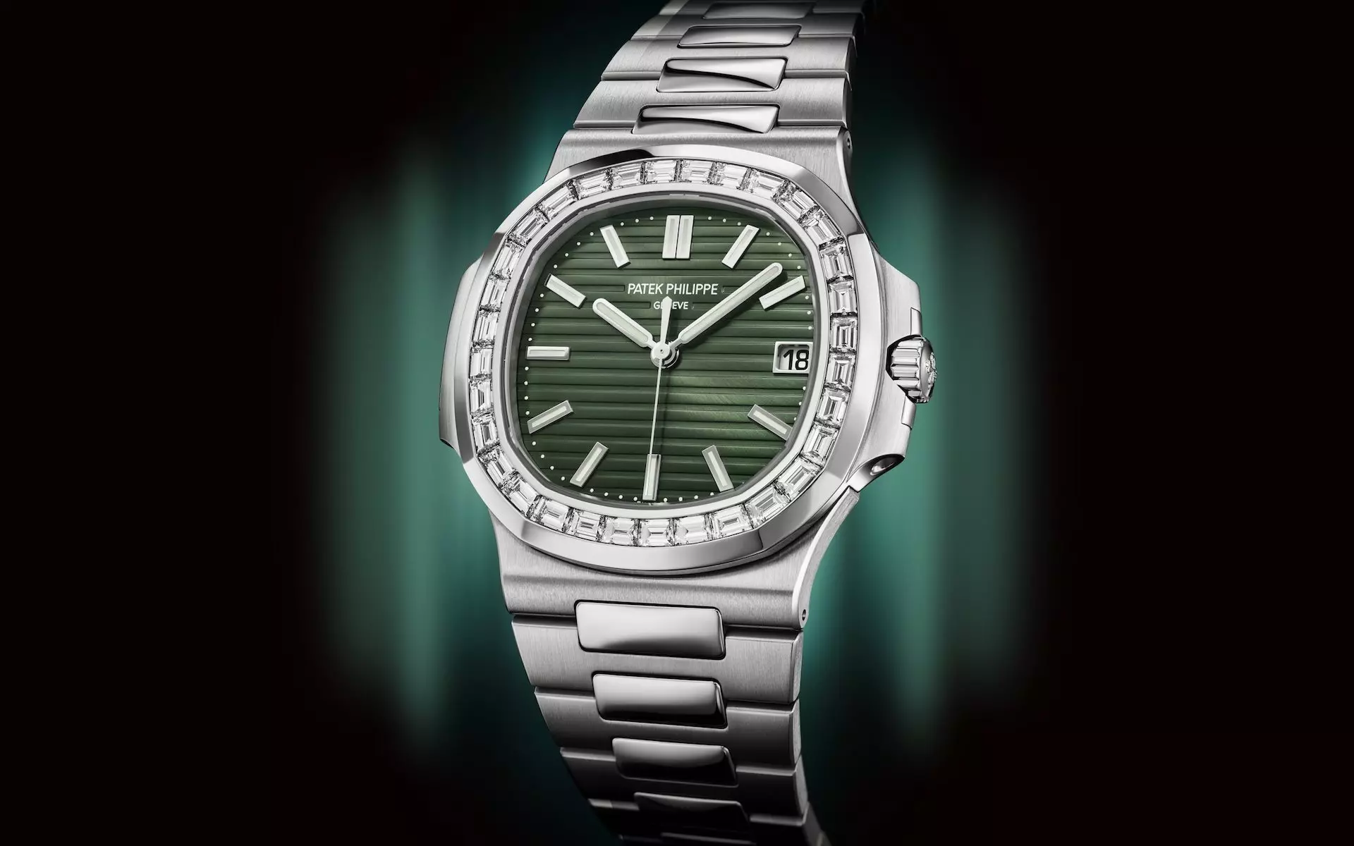 Patek Philippe introducerer Nautilus 5711 Olive Green Dial Watch til det sidste produktionsår 10729_5