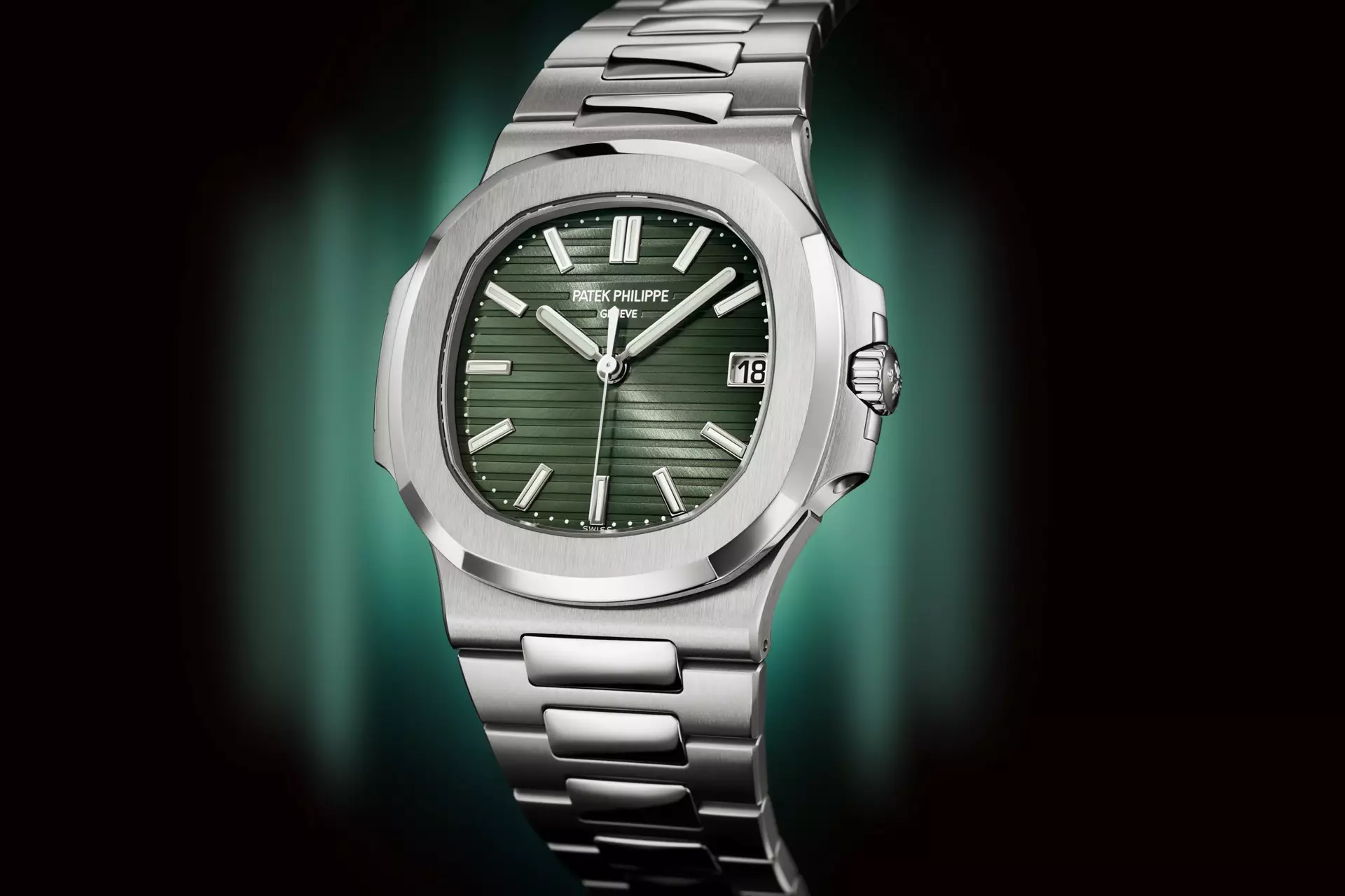 Patek Philippe pristato „Nautilus 5711 Olive Green“ laikrodį, skirtą paskutiniams gamybos metams 10729_7