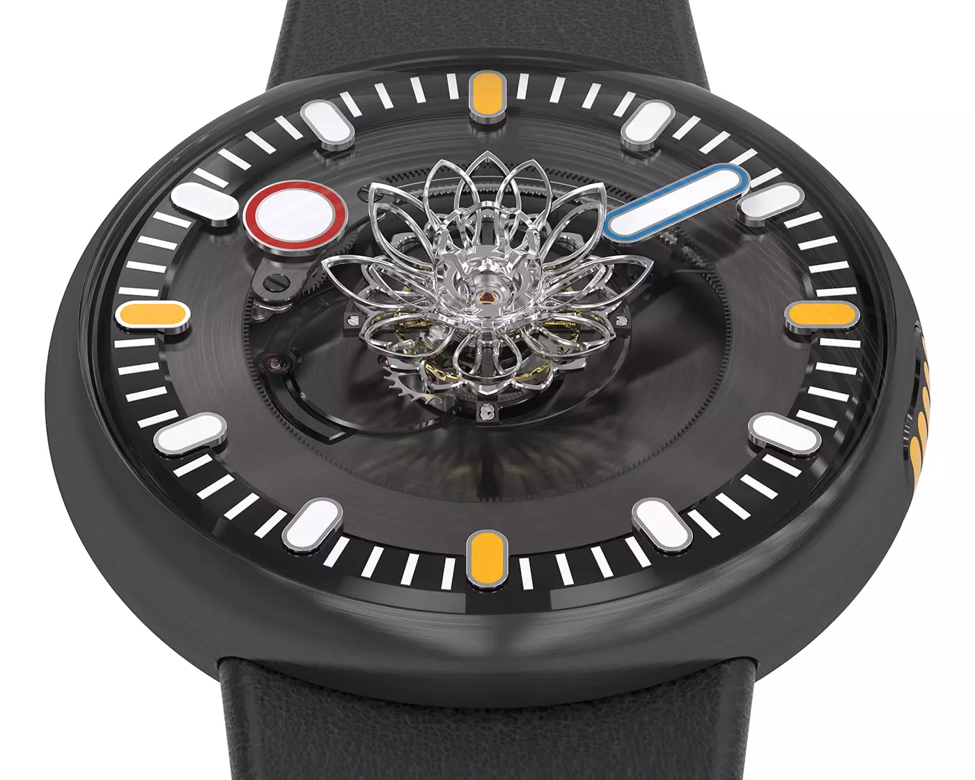 „Kross Studio“ bendradarbiauja su Alainu Silbersteinu kurdama riboto leidimo „Lotus Tourbillon“ laikrodį 11067_1