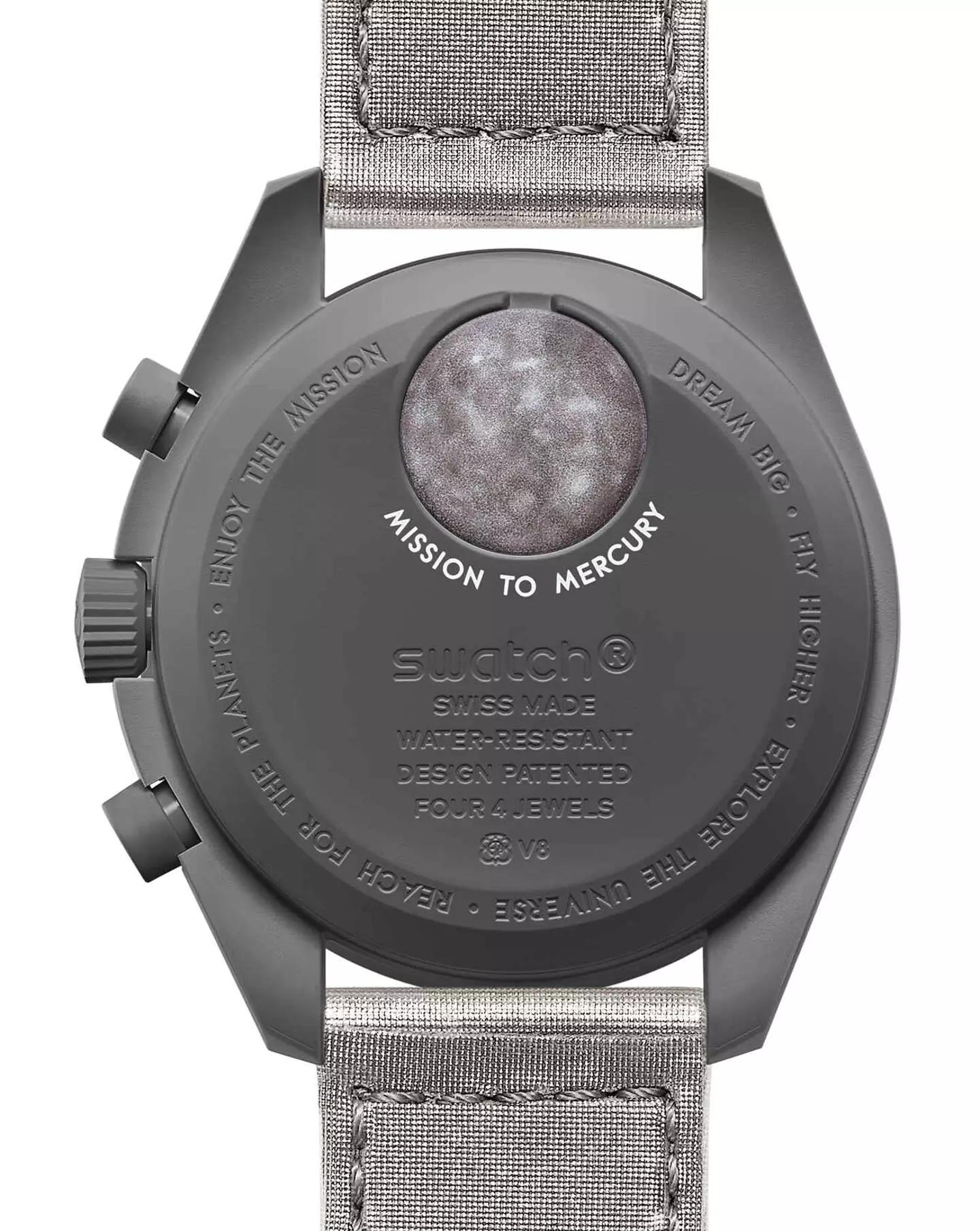 Omega X Swatch Bioceramic MoonSwatch Speedmaster Arloġġi 1110_5