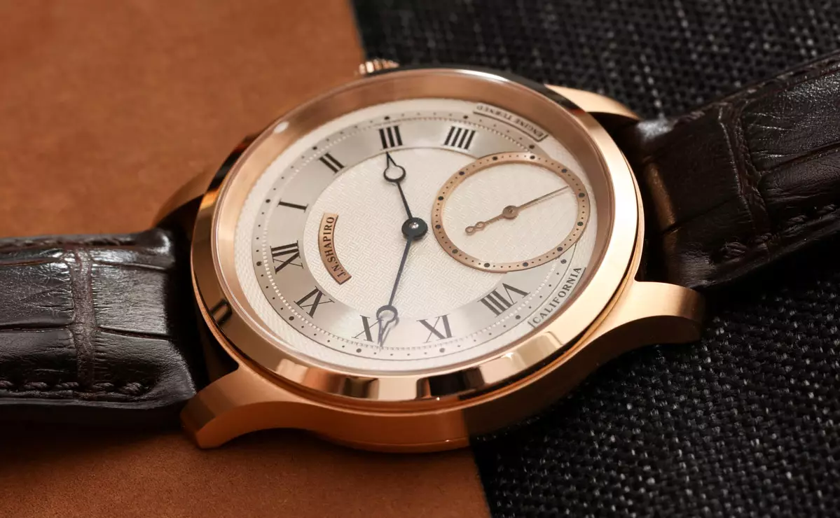 J.N. Ρολόι Shapiro Infinity με Hands-On Dial Guilloche Made In Los Angeles