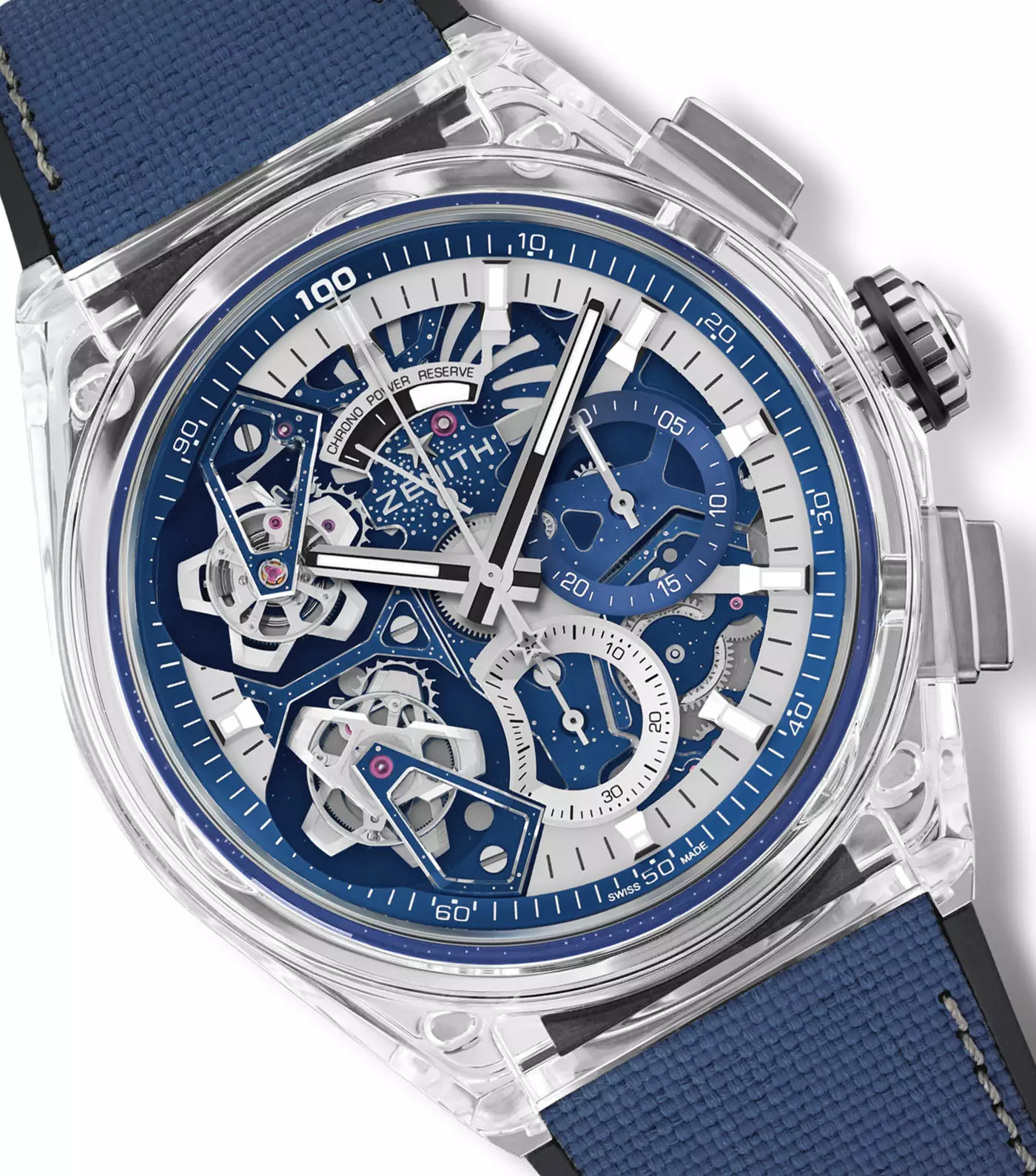 Zenith Məhdud Buraxılışlı Defy Zero G Sapphire və Defy 21 Double Tourbillon Sapphire qol saatlarını təqdim etdi 11231_2