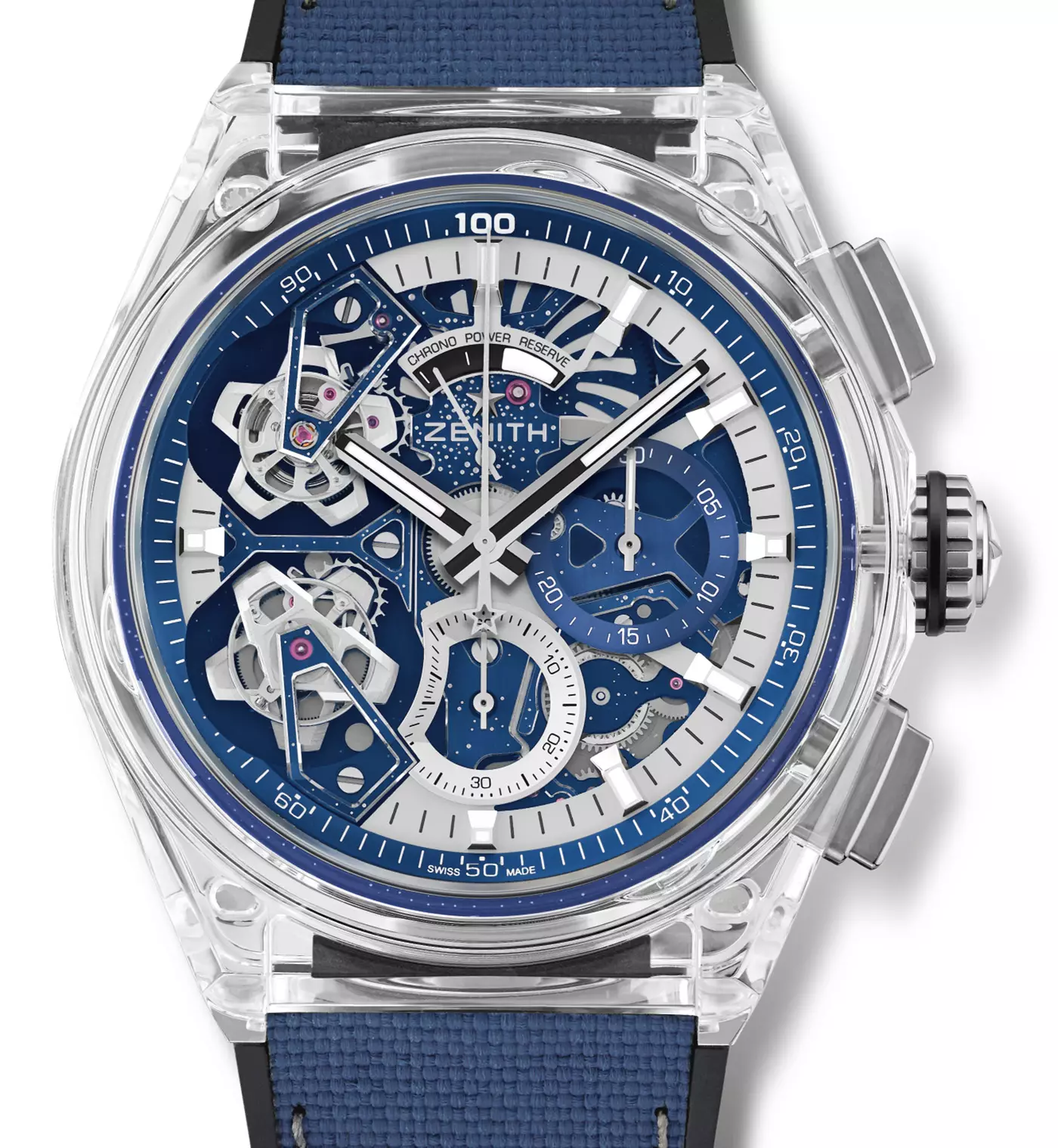 Zenith presenta els rellotges Defy Zero G Sapphire i Defy 21 Double-Tourbillon Sapphire d'edició limitada 11231_4