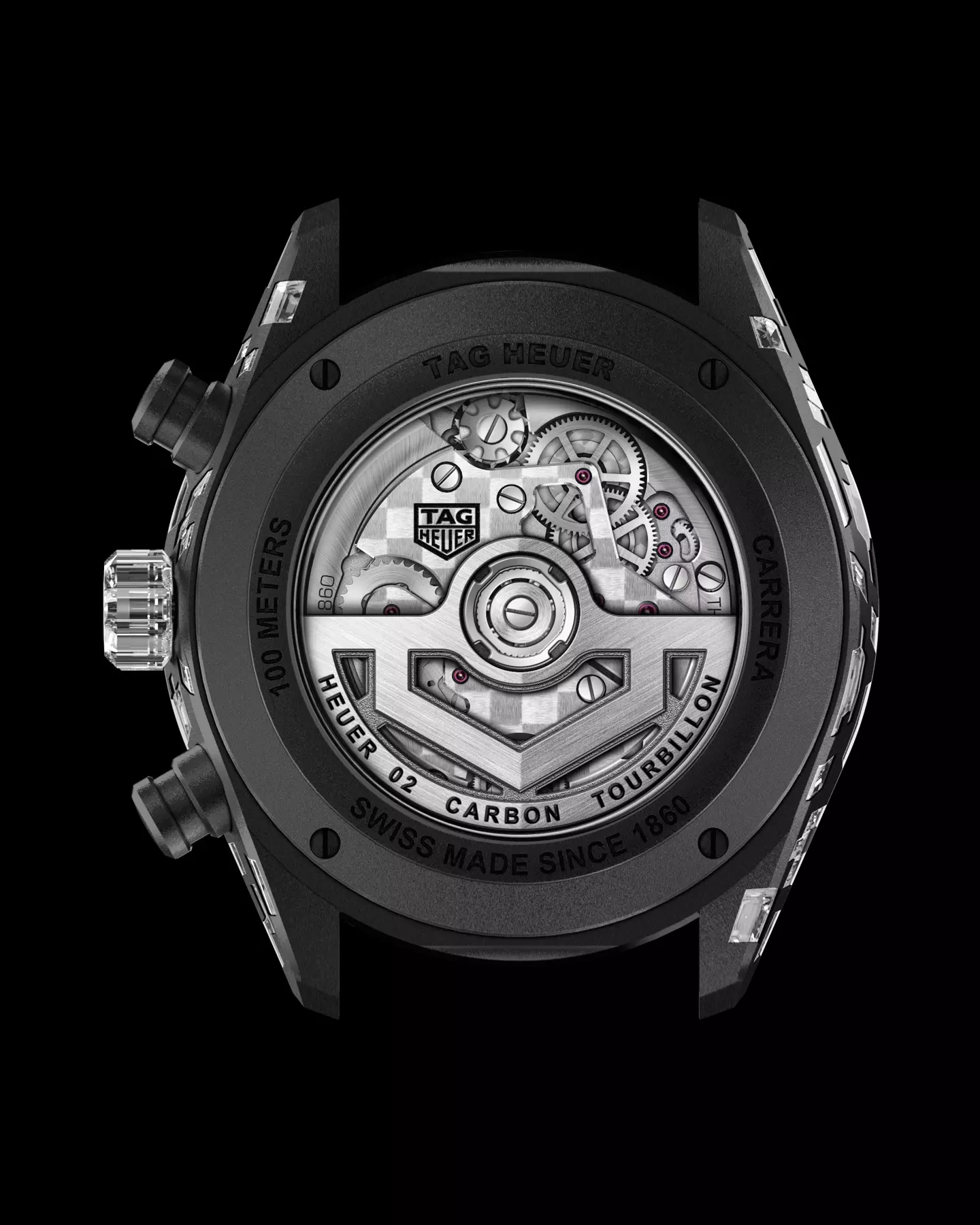 TAG Heuer Carrera Plasma Tourbillon Nanograph Watch 350,000 स्विस फ्रँक आहे 1154_3