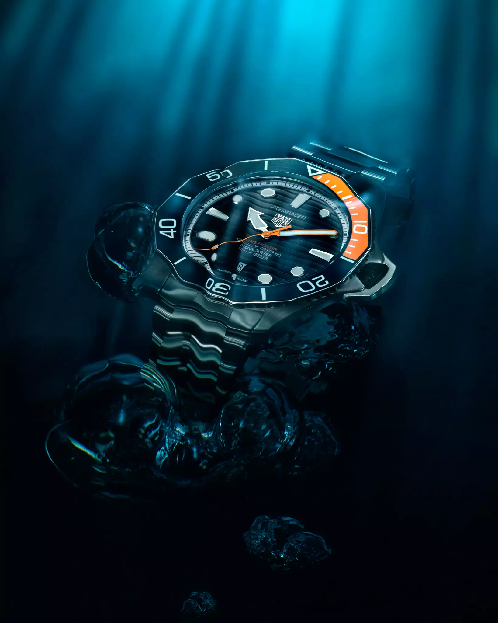 TAG Heuer daucht déif mat neier Aquaracer Superdiver 1000 Watch 1155_3