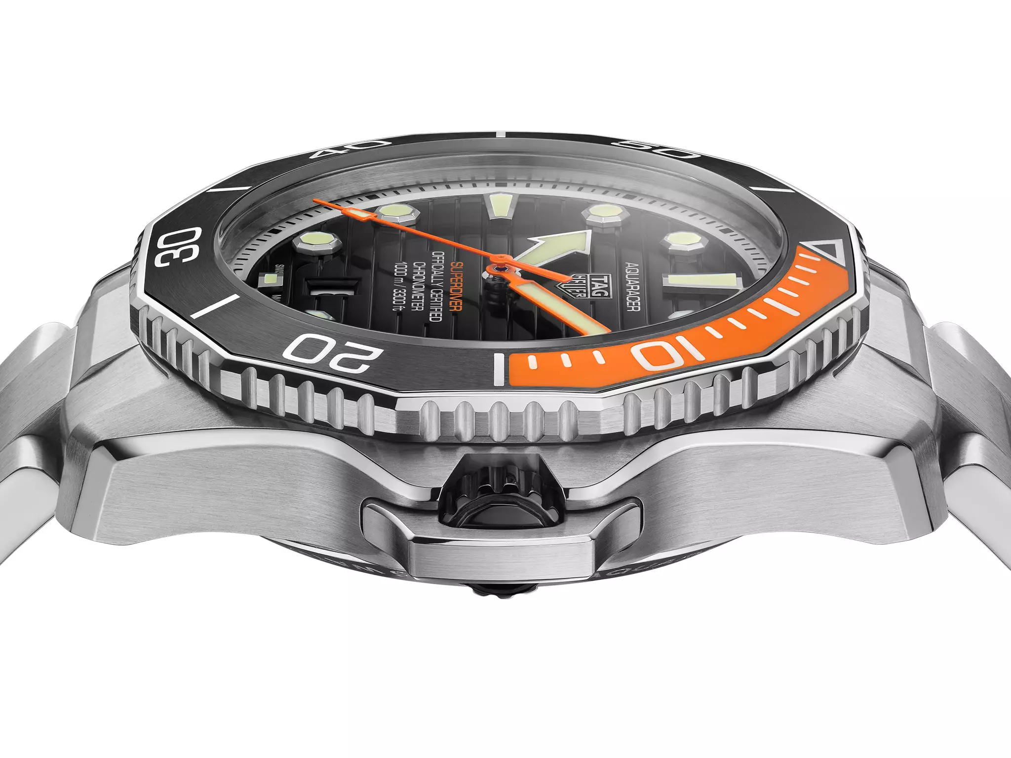 TAG Heuer يېڭى Aquaracer Superdiver 1000 Watch بىلەن چوڭقۇر چۆكۈپ كەتتى 1155_6