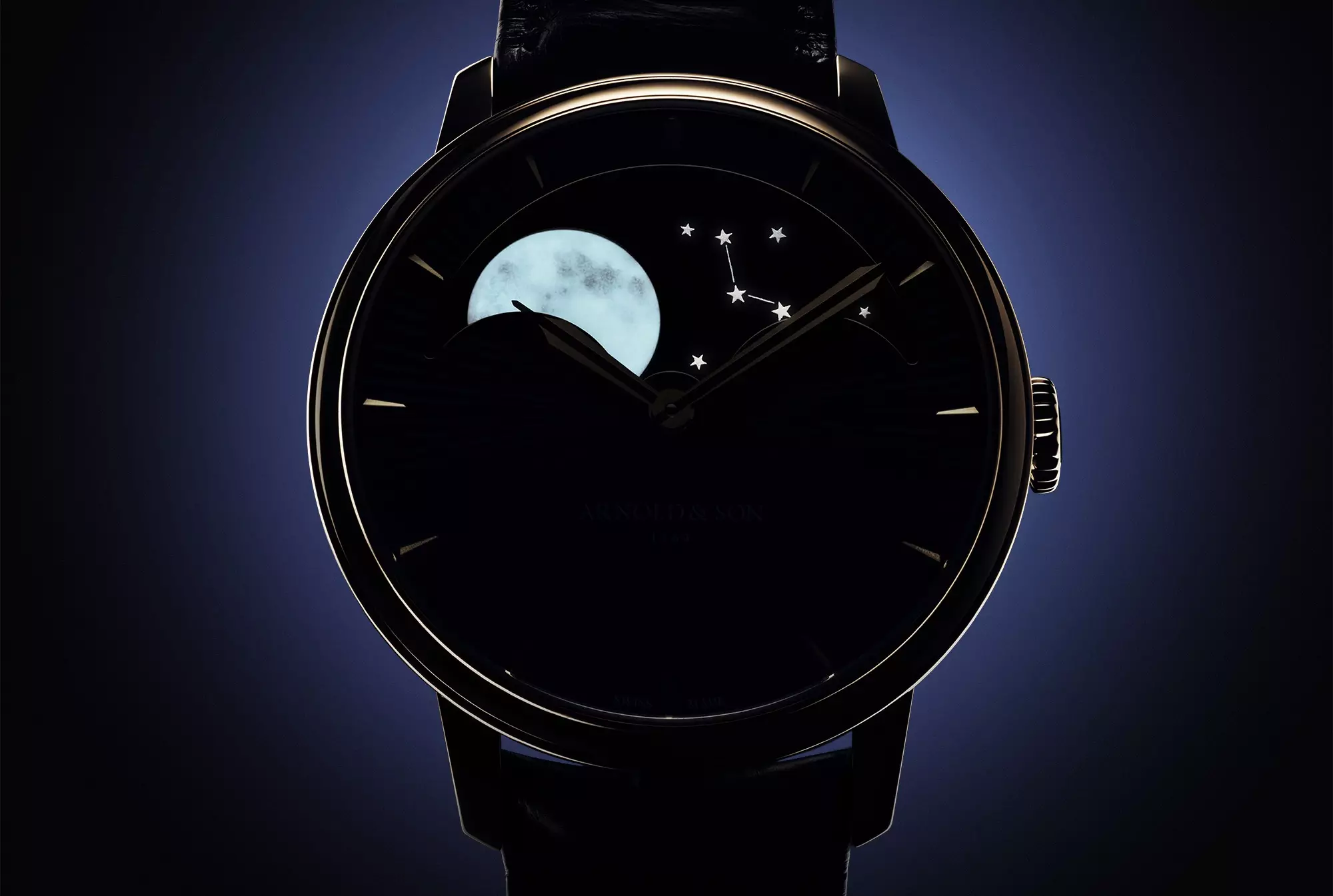 Arnold & Son dévoile une nouvelle version de la montre Perpetual Moon avec un boîtier plus petit et un cadran Sunray 1163_4