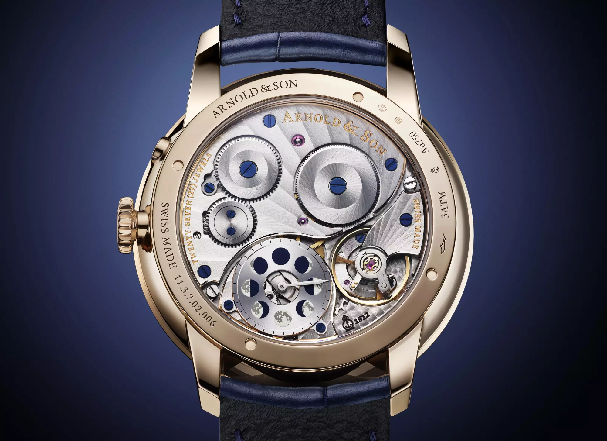 Arnold & Son presenterar en ny version av Perpetual Moon Watch med mindre fodral och Sunray-urtavla 1163_5