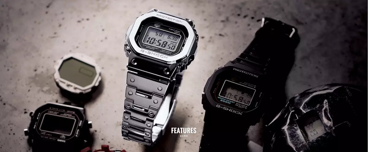 Casio G-Shock GMW-B 5000 D-1 5000 seriýasyna “Doly metal” getirýär 11902_8