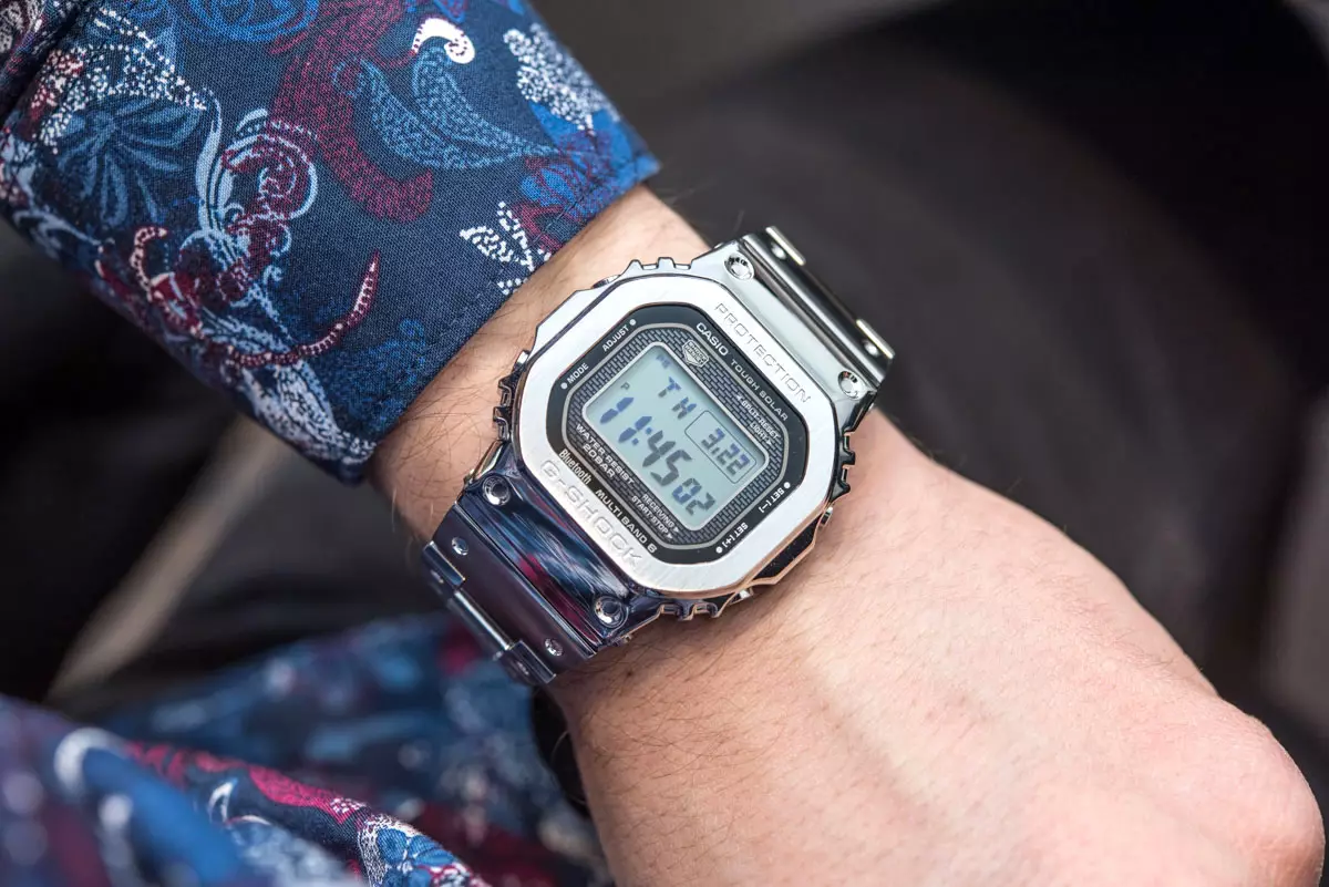 ხელმისაწვდომობა Casio G-Shock GMW-B 5000 D-1 'სრულ მეტალთან' 11948_3