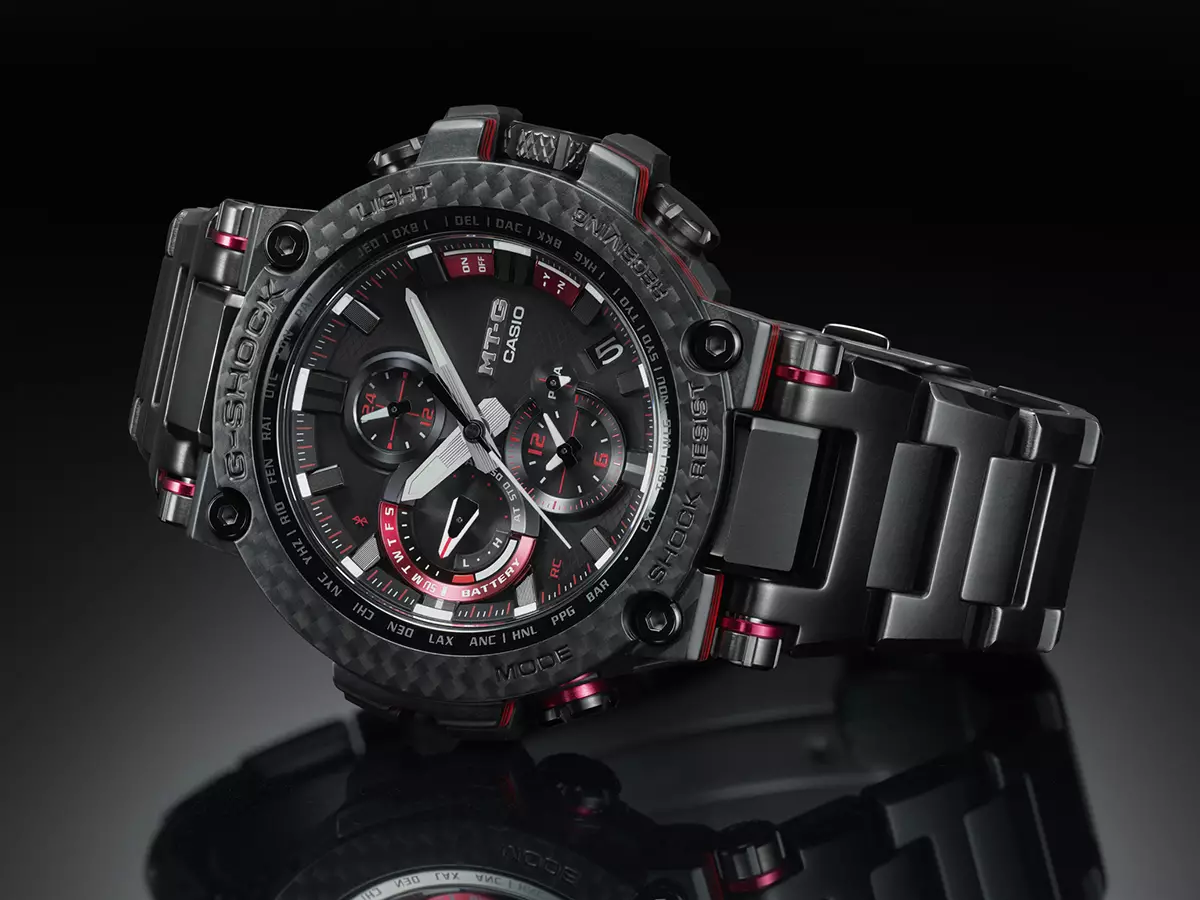 Casio прадстаўляе абадок з вугляроднага валакна G-Shock MT-G MTGB1000XBD-1 11966_1