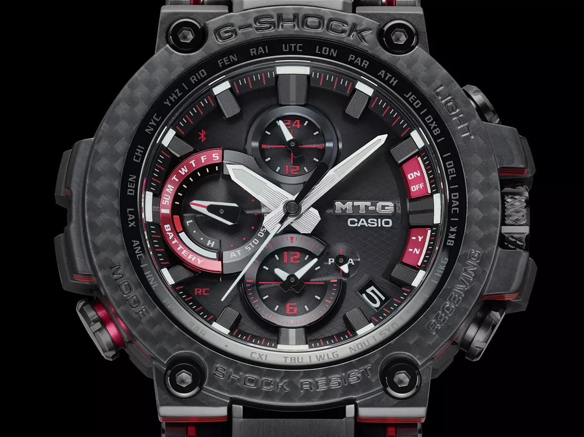 Casio uglerod tolali ramkasini taqdim etdi G-Shock MT-G MTGB1000XBD-1 11966_3