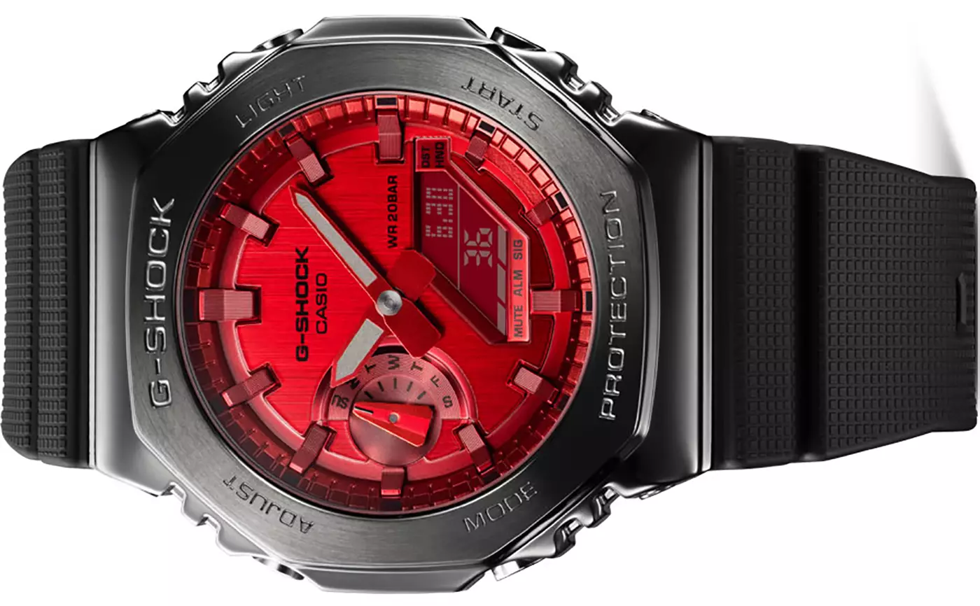 Casio anuncia a serie de reloxos G-Shock GM2100 con revestimento de metal 12018_3