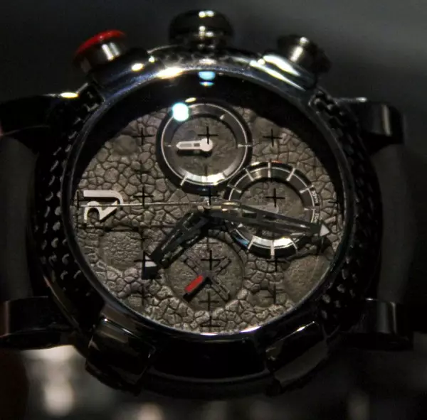 Практычныя гадзіны Romain Jerome Moon Dust DNA Black & Steel Mood Chronograph 12323_3