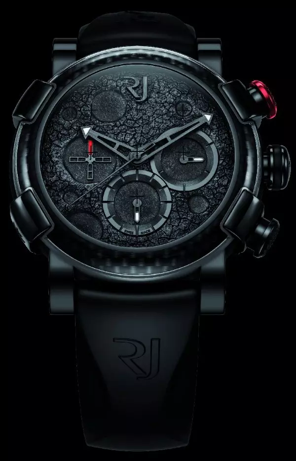 Практычныя гадзіны Romain Jerome Moon Dust DNA Black & Steel Mood Chronograph 12323_4