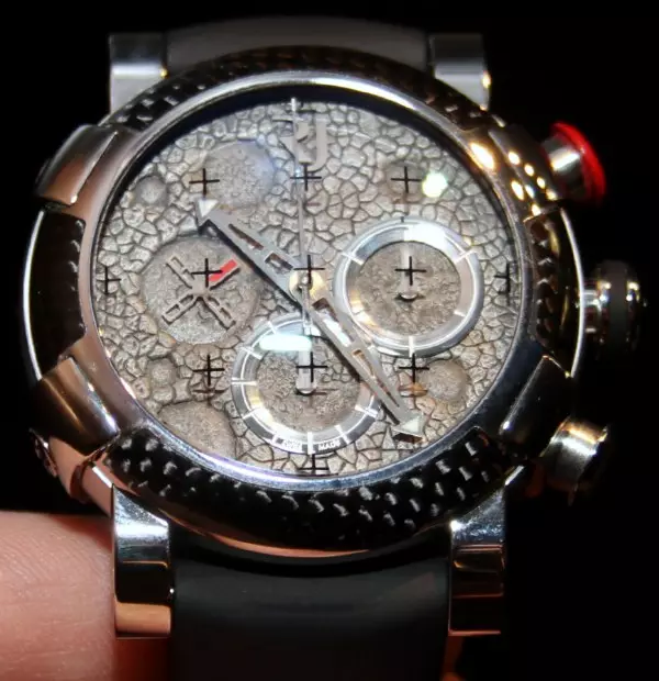 Практычныя гадзіны Romain Jerome Moon Dust DNA Black & Steel Mood Chronograph 12323_6