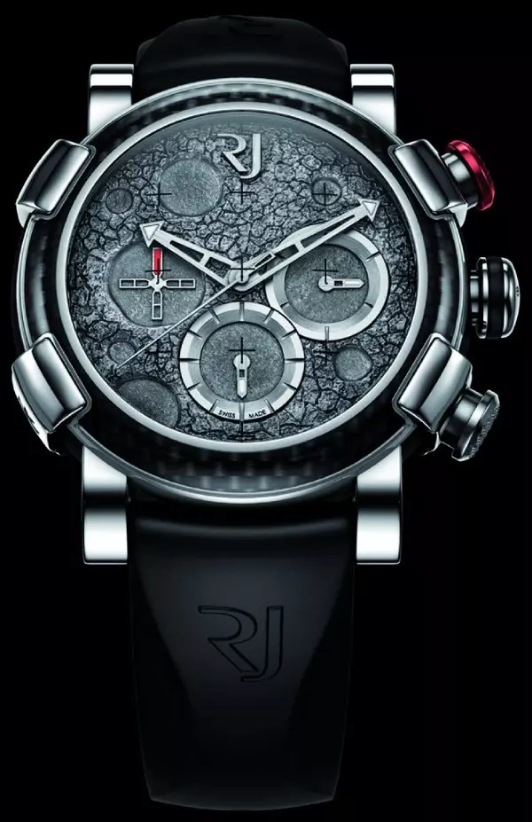 Практычныя гадзіны Romain Jerome Moon Dust DNA Black & Steel Mood Chronograph 12323_8