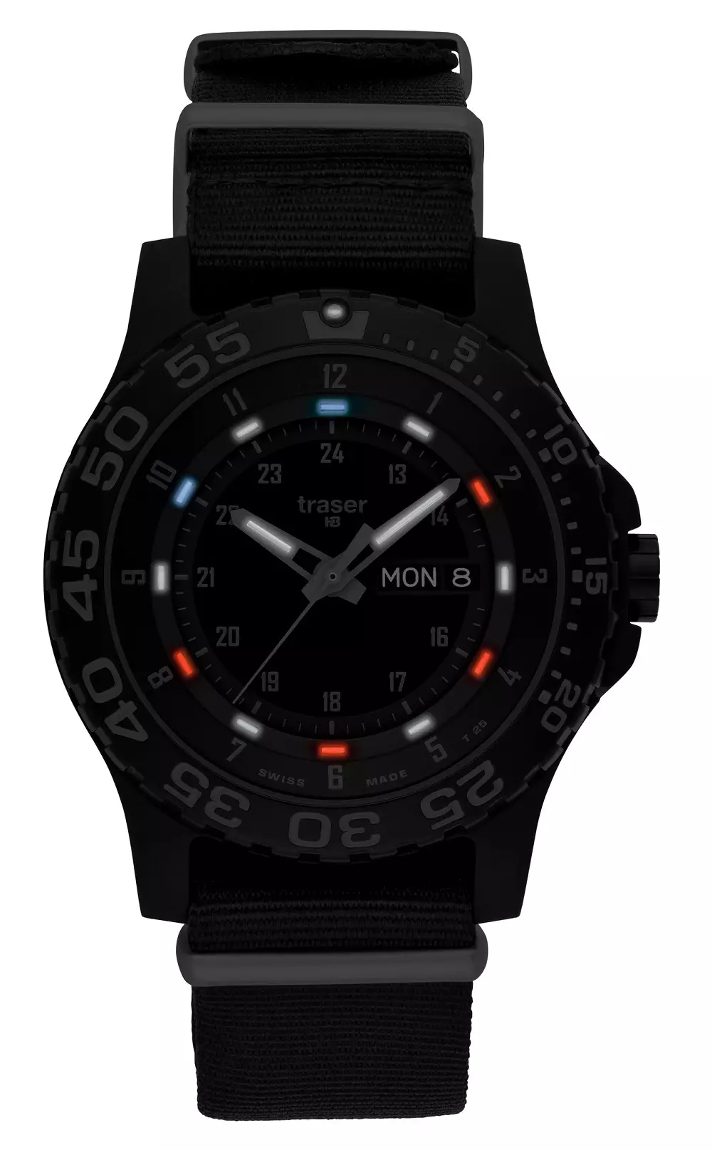 Traser P6600 Shade 'Red, White, & Blue' Special Edition Tactical Watch