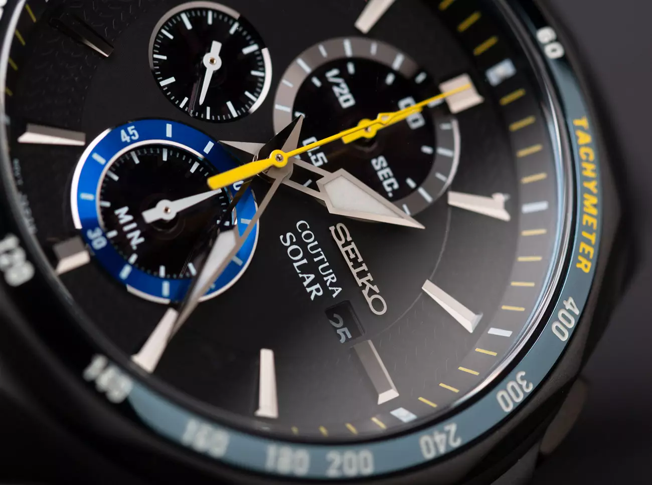 Seiko Coutura Solar Chronograph ஜிம்மி ஜான்சன் சிறப்பு பதிப்பு டயல்