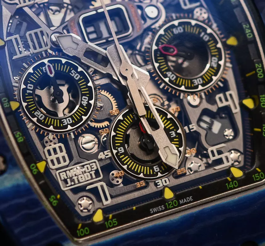 Richard Mille RM 11-03 Jean Todt 50 Aniversario Reloj práctico 1318_3
