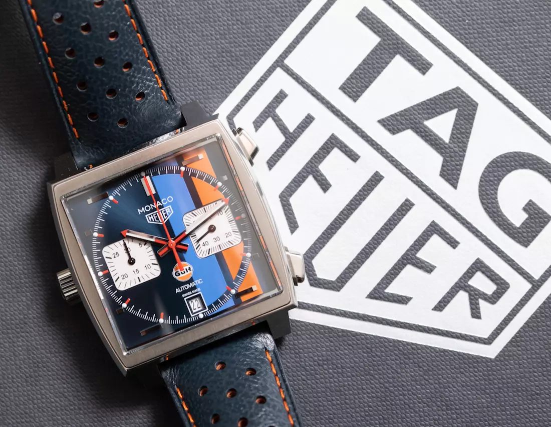 tag heuer monaco gulf watch