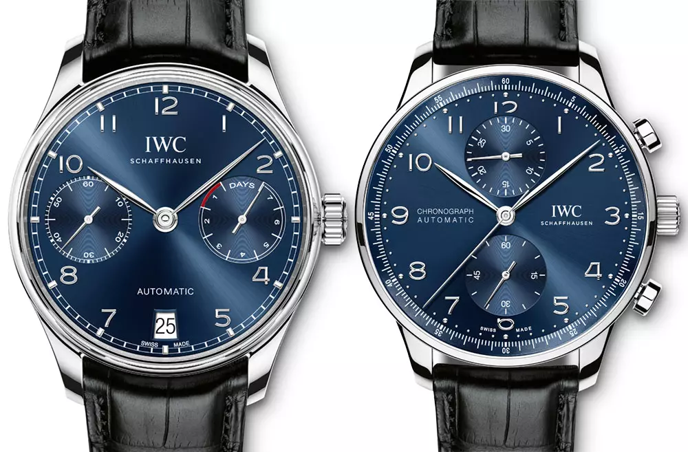 Часы IWC Portugieser с синим циферблатом 13407_2