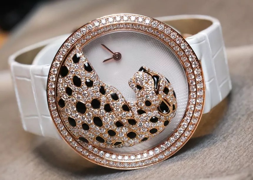 Cartier-SIHH-2014-Diamond-Cat-Жаночыя-гадзіннікі-1