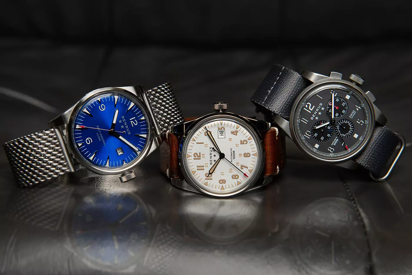 El relojero estadounidense Benrus se relanza con tres nuevos modelos 1347_1