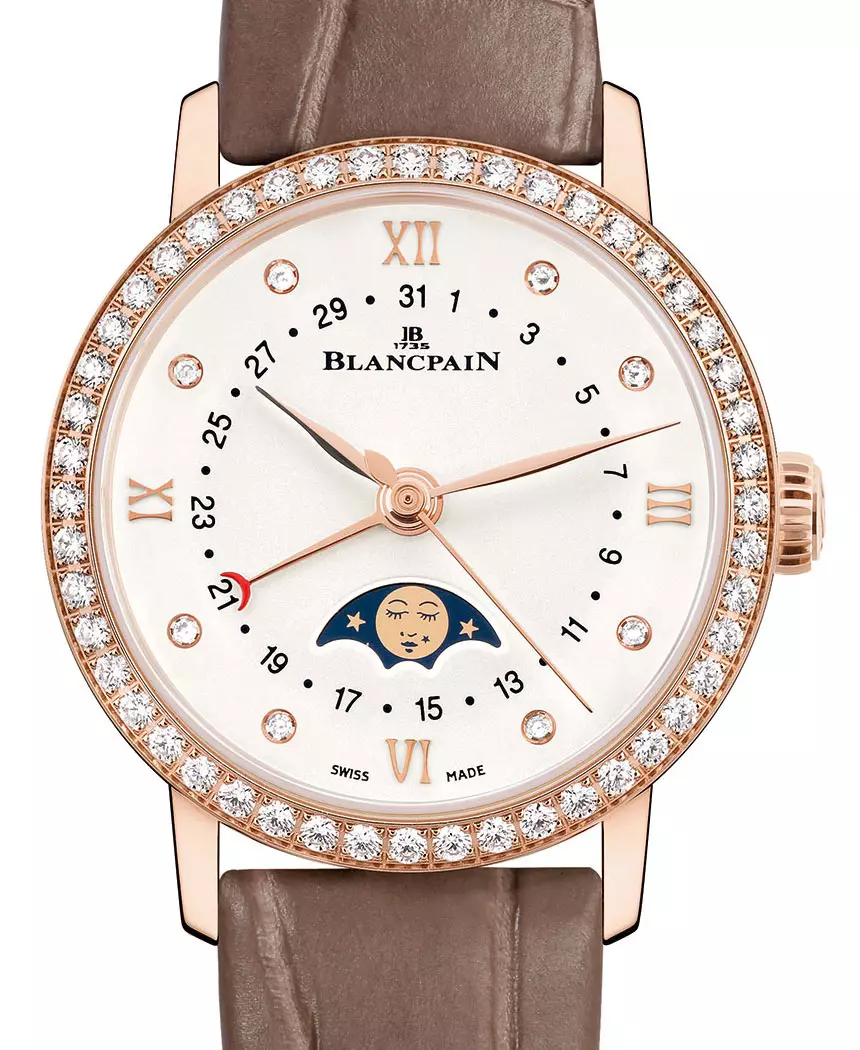 Blancpain Villeret Date Moonphase Damklocka 13716_1