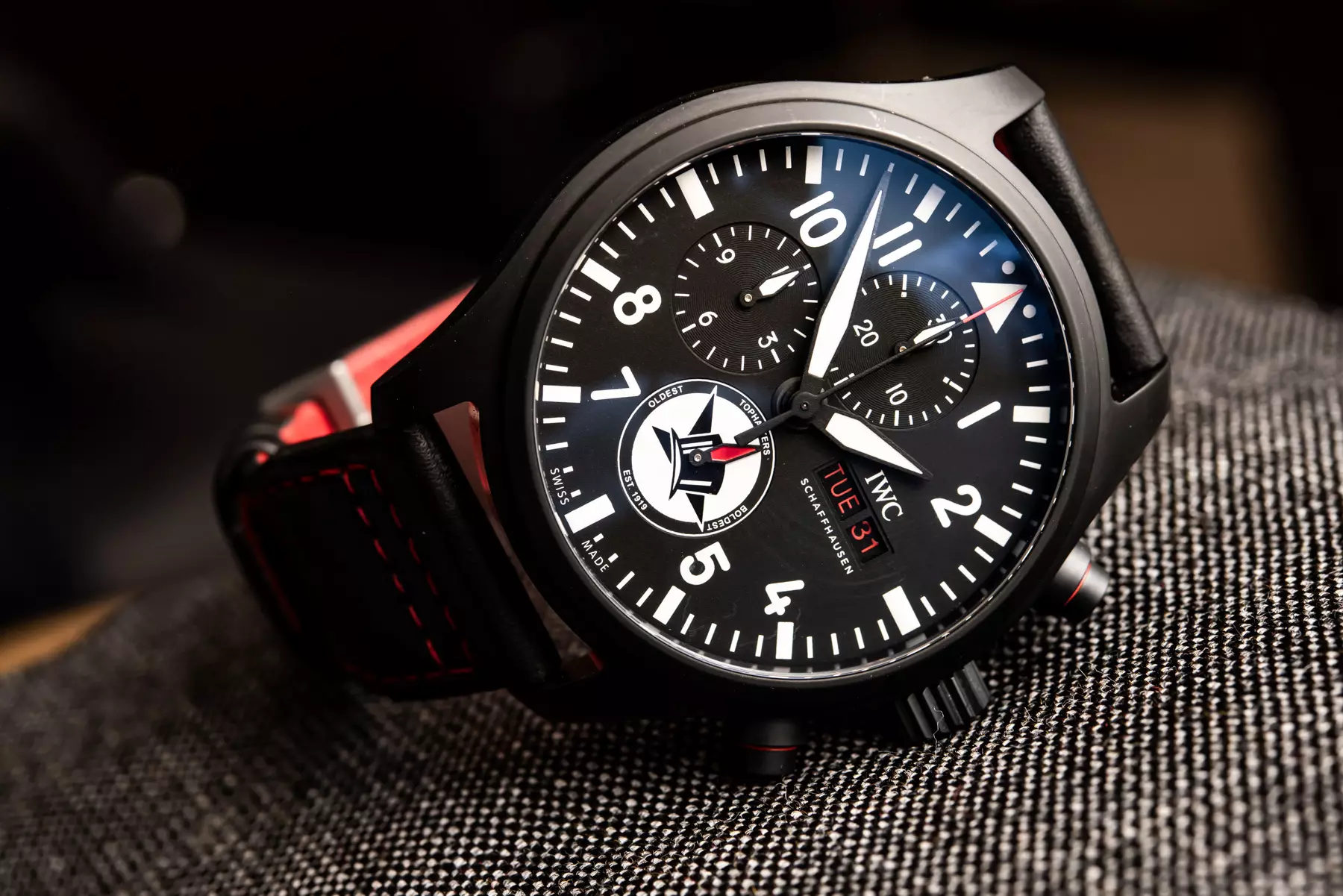 Hands-On Debut- Limited Edition IWC Pilot's Watch Chronograph Squadrons Collection 13737_1