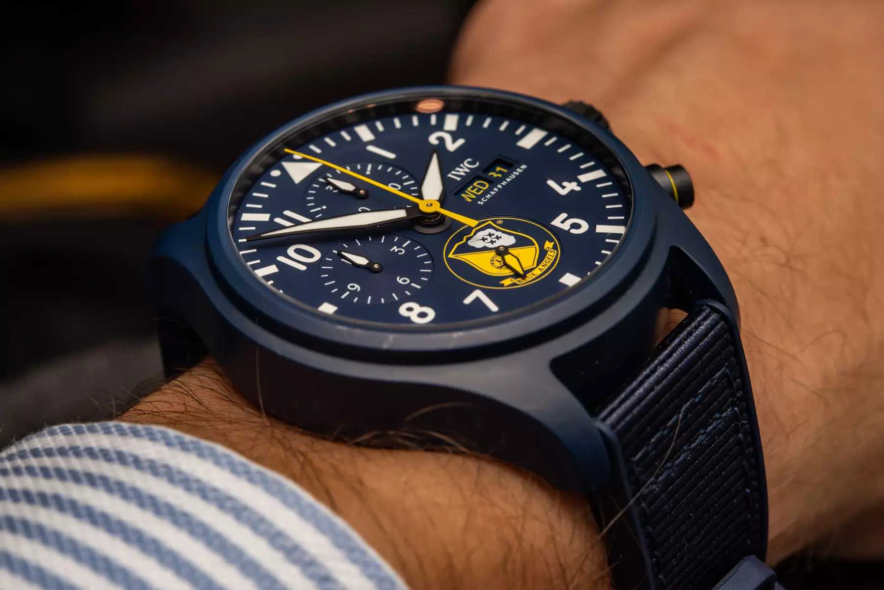 Gyakorlati debütálás: limitált kiadású IWC Pilot’s Watch Chronograph Squadrons kollekció 13737_2