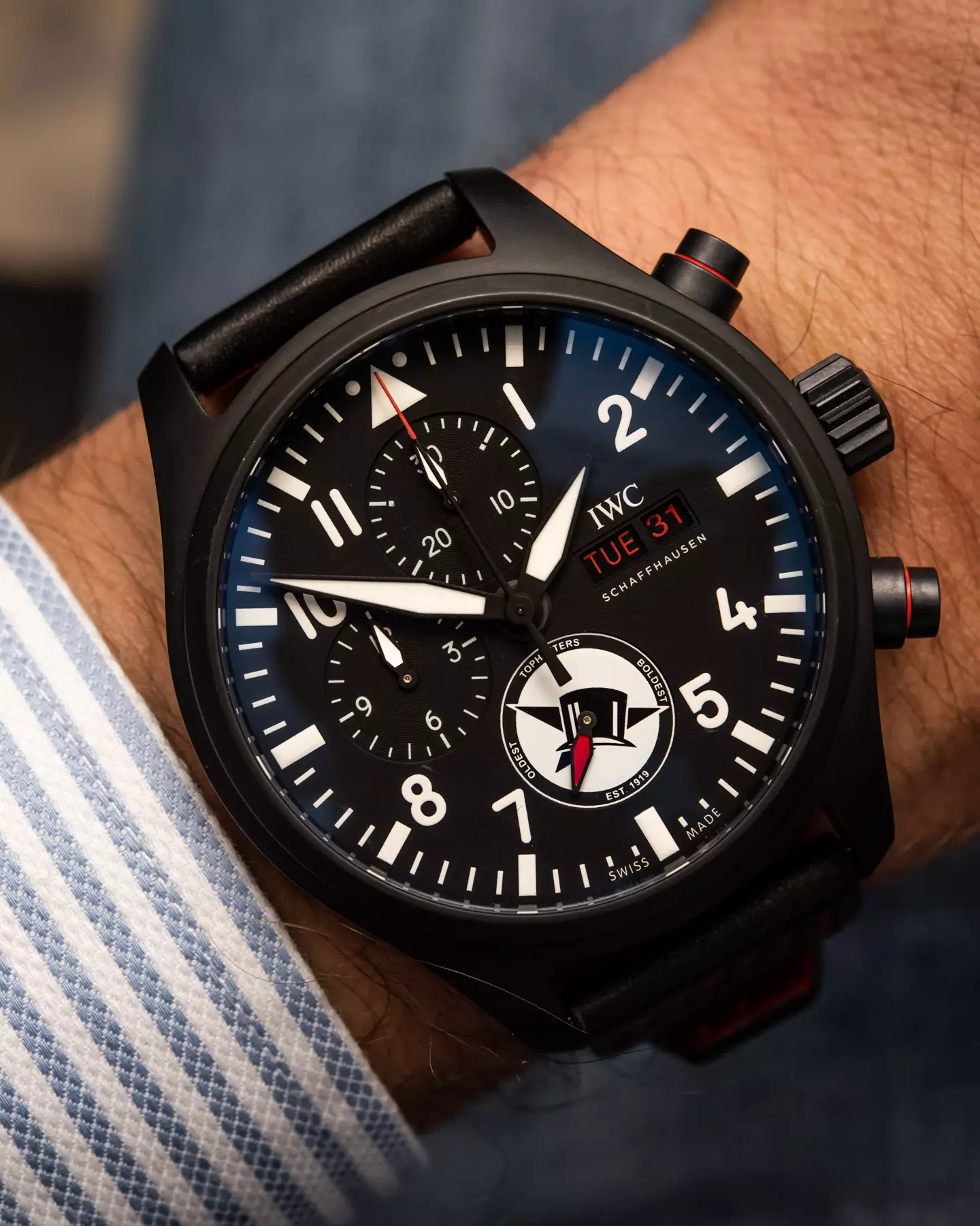 Hands-on debut: Limited-Edition IWC Pilot's Watch Chronograph Squadrons Collection 13737_7