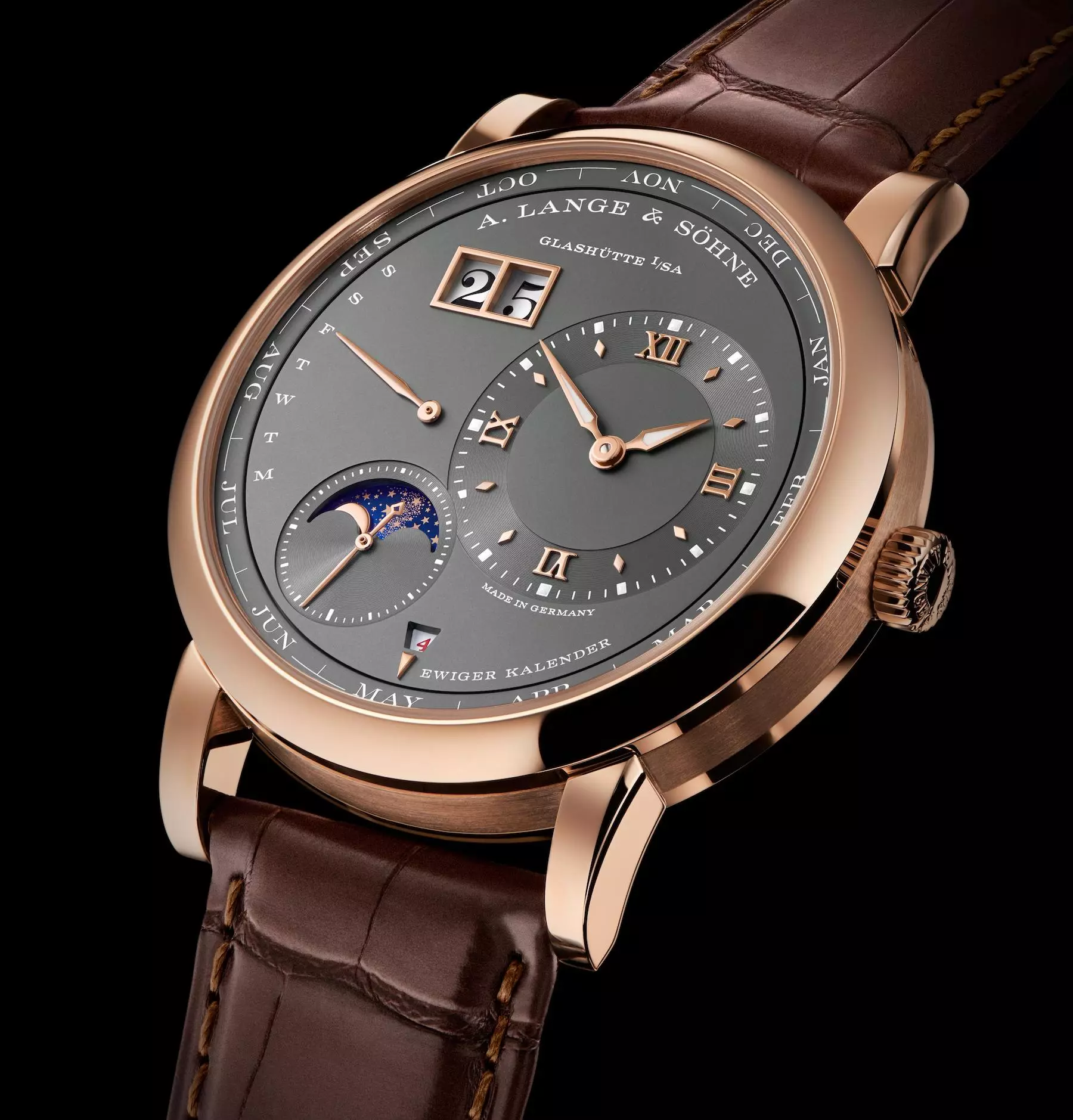 A. Lange आणि Söhne ने पदार्पण केले Lange 1 नवीन चळवळीसह कायमचे कॅलेंडर 13740_8