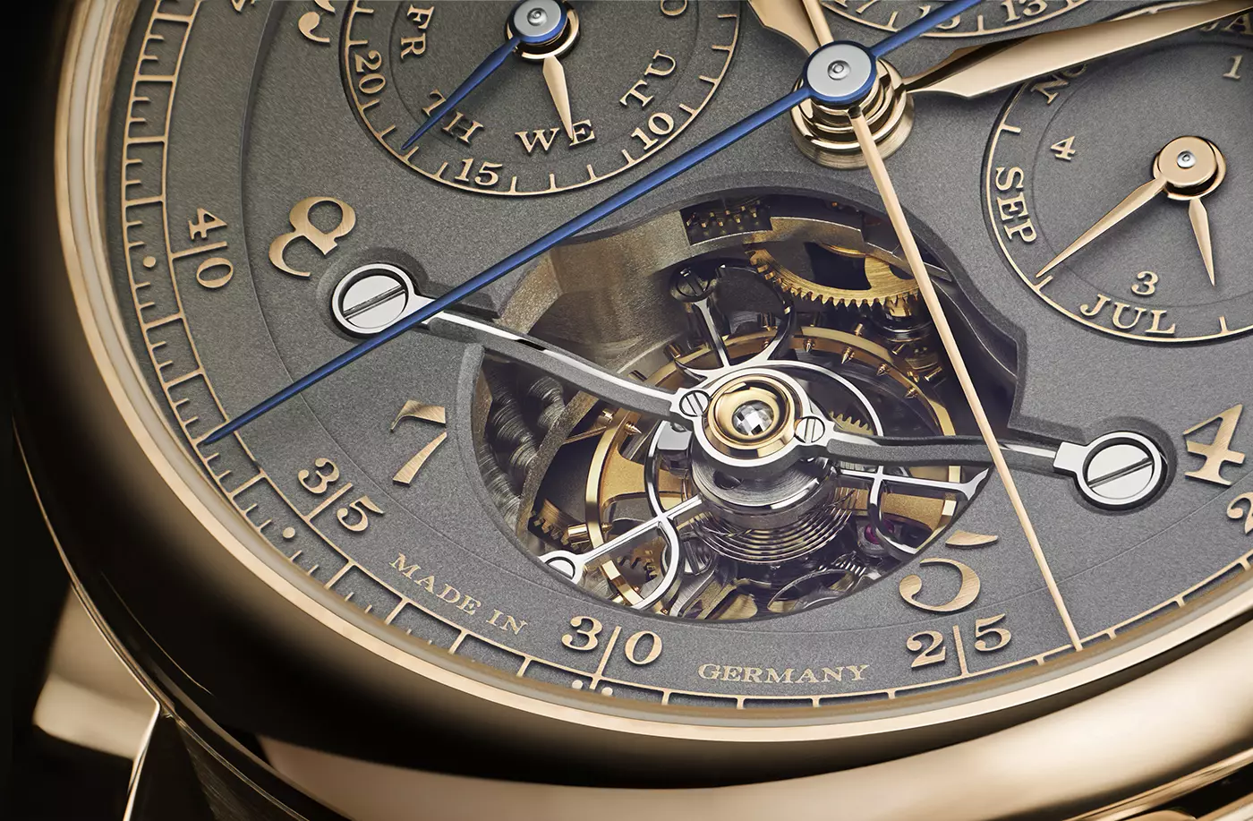 A. Lange සහ Söhne Limited Edition Tourbograph Perpetual Honeygold 