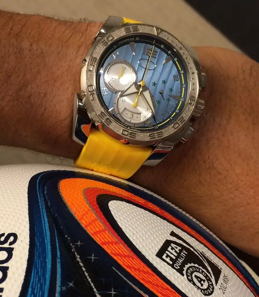 Hodinky Parmigiani Pershing CBF s chronografom na Majstrovstvách sveta vo futbale 2014 v Brazílii