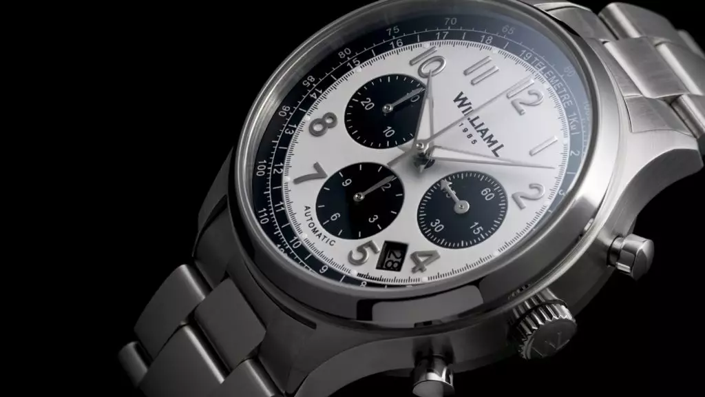 William L. 1985 Automatik Chronograph & Jam Tangan Bersambung 14181_4